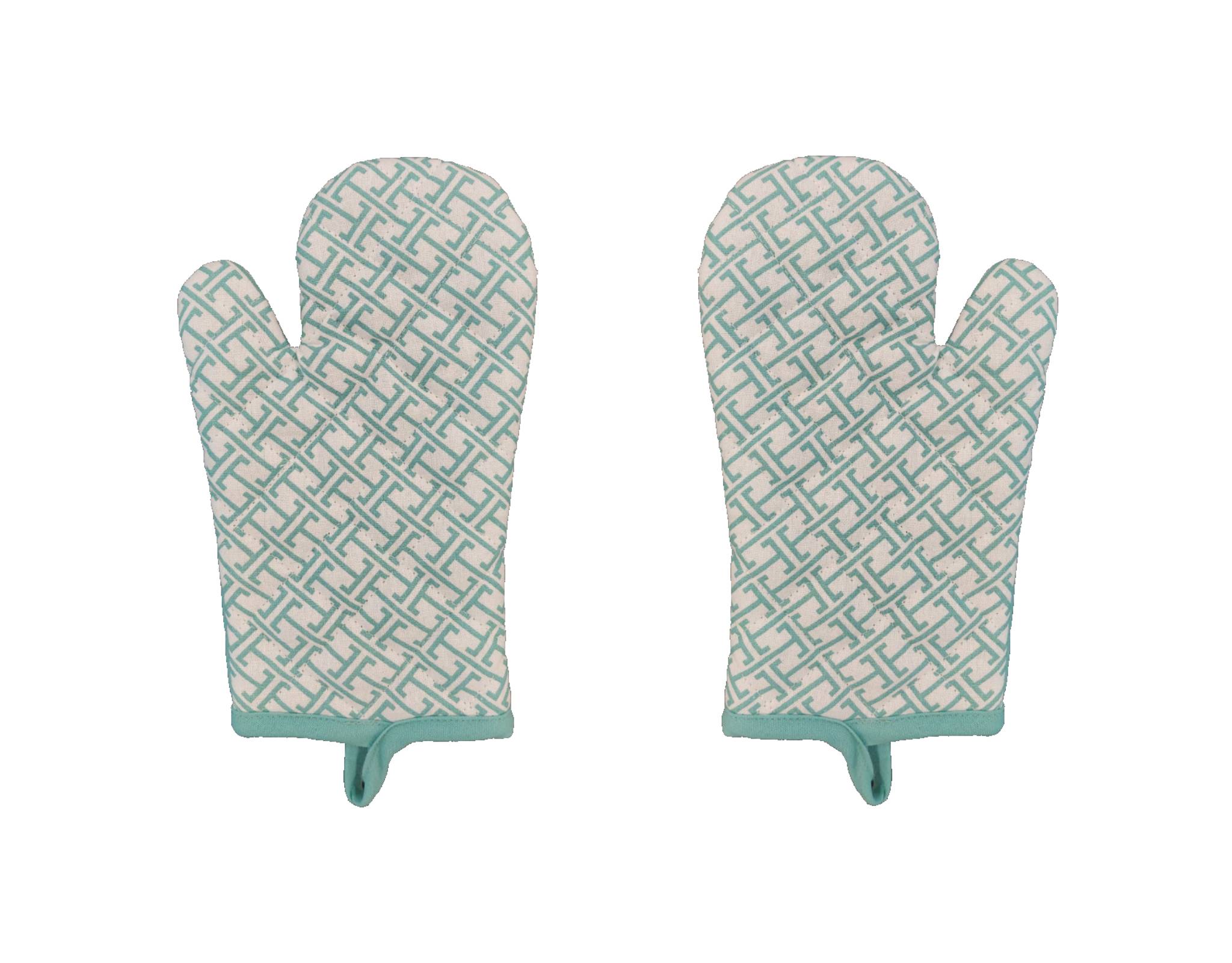 Letgo Printed Mitten Aqua Blue | myaeon2go