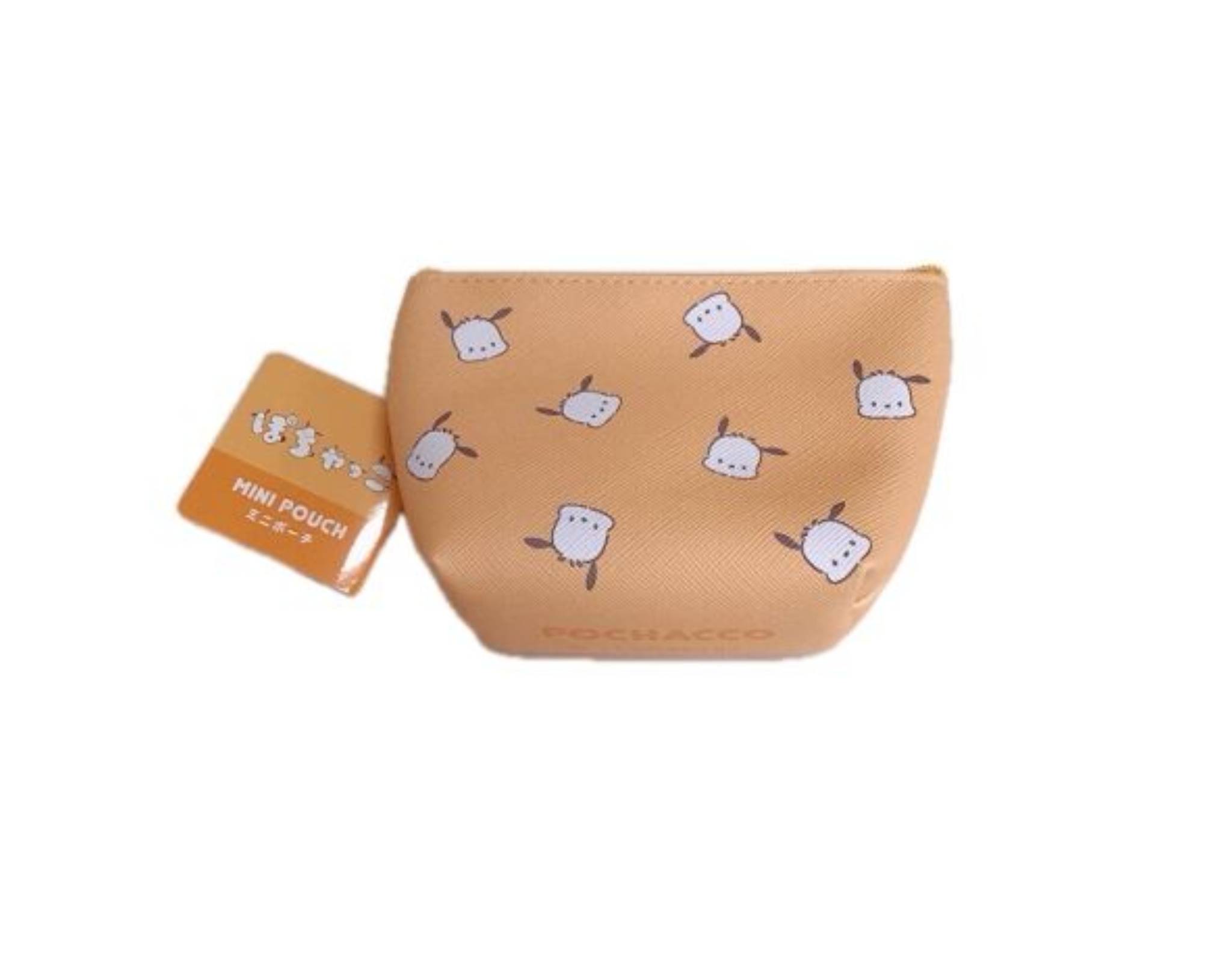 Daiso Sanrio Mini Pouch Boat Shape Pochacco Lettering | myaeon2go