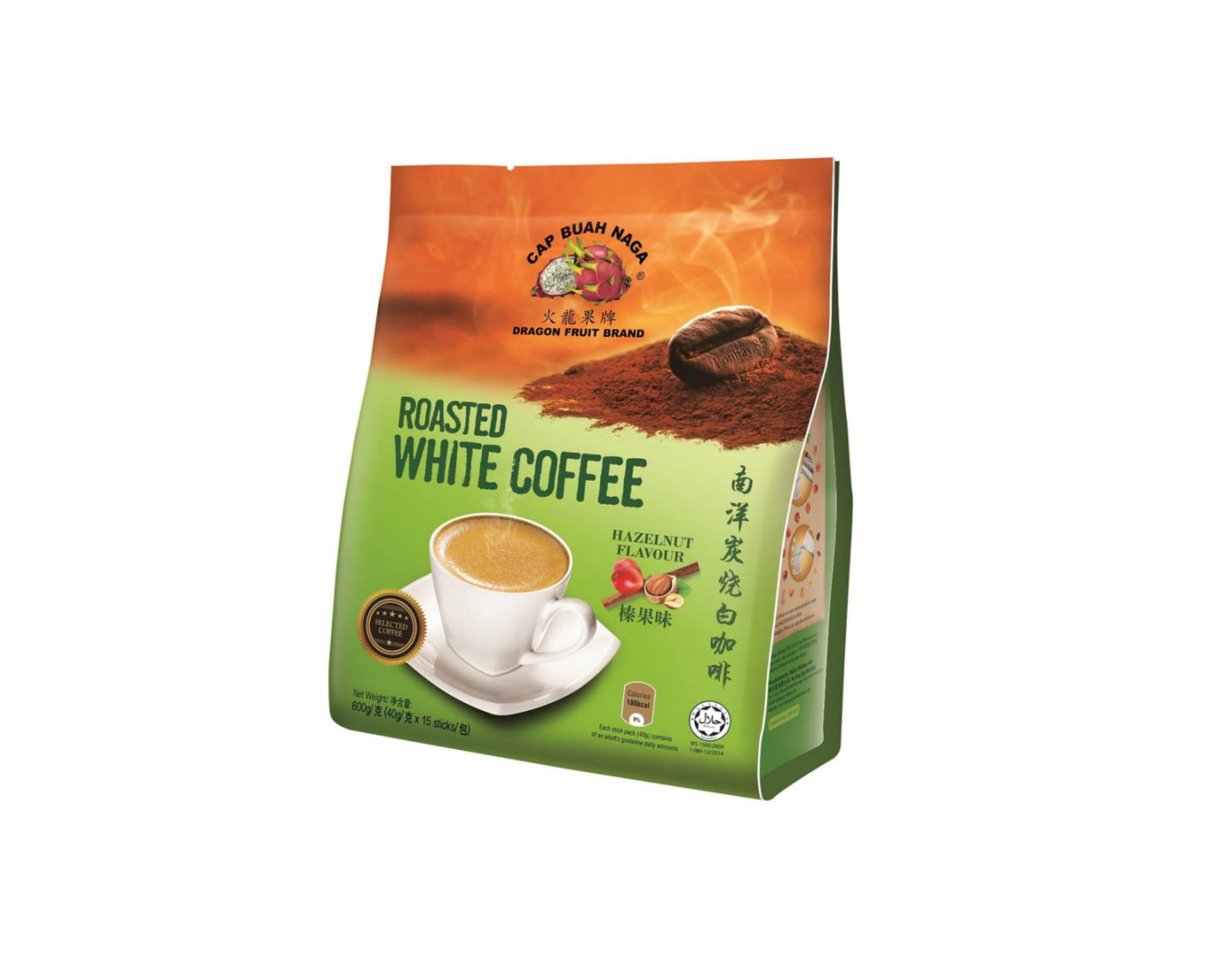 Dragon Fruit Brand Brand Roasted White Coffee Hazelnut Flavour | myaeon2go