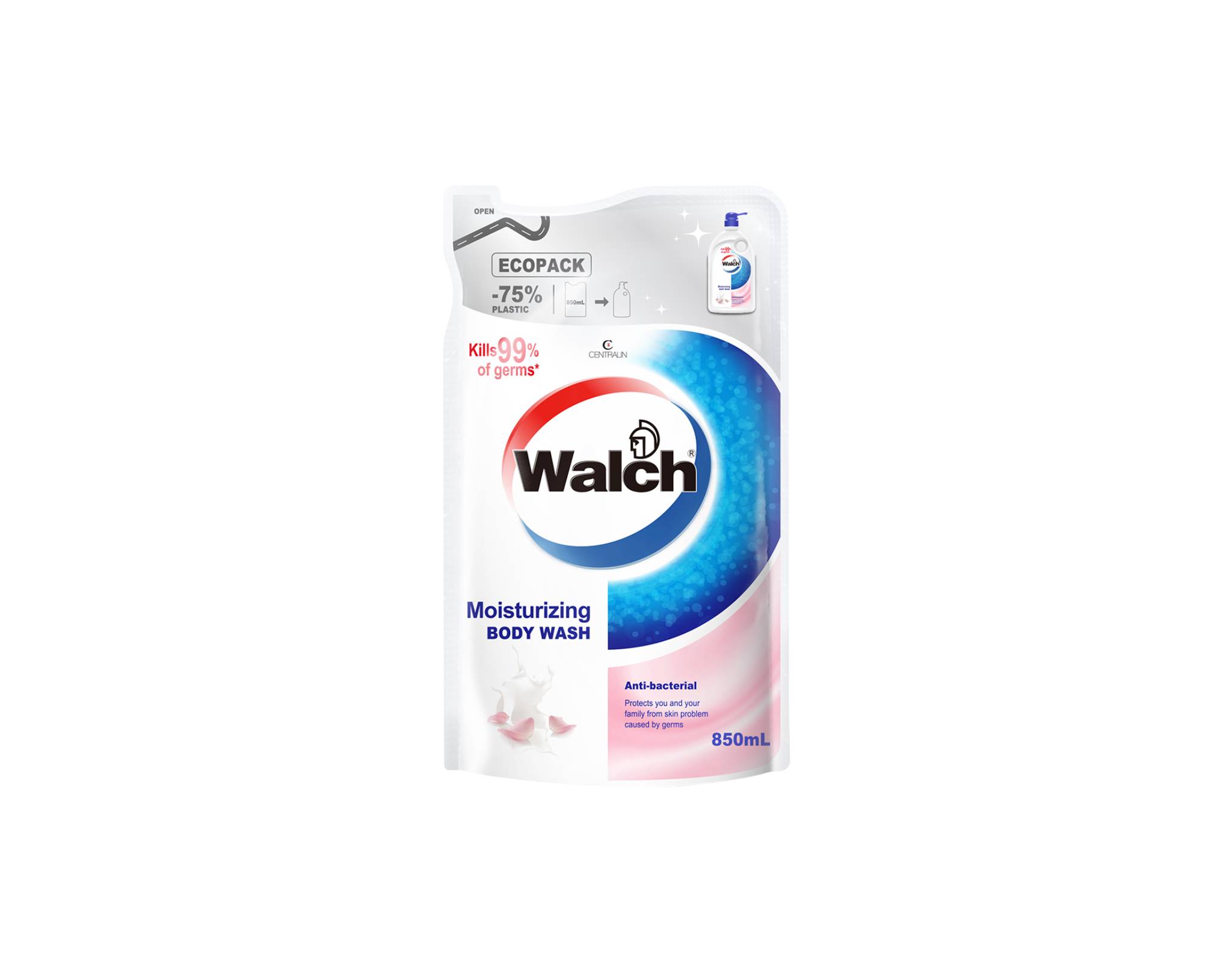 Walch Antibacterial Body Wash Moisturizing Refill | myaeon2go