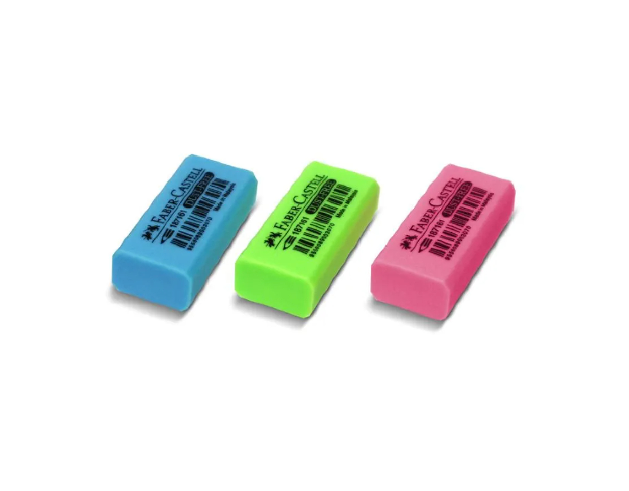 Faber-Castell Assorted Colour Dust Free Eraser | myaeon2go