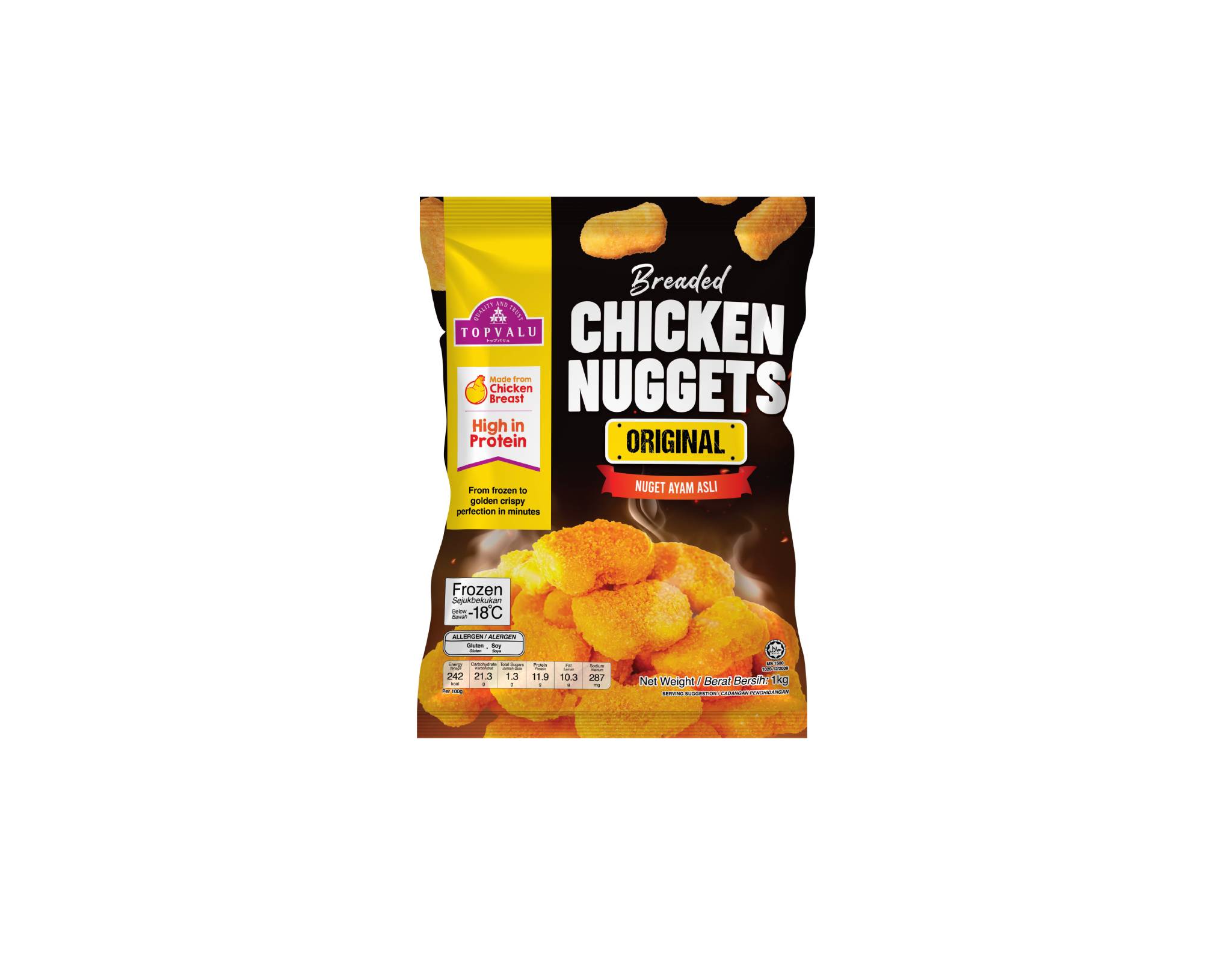 TOPVALU Breaded Chicken Nugget Original | myaeon2go