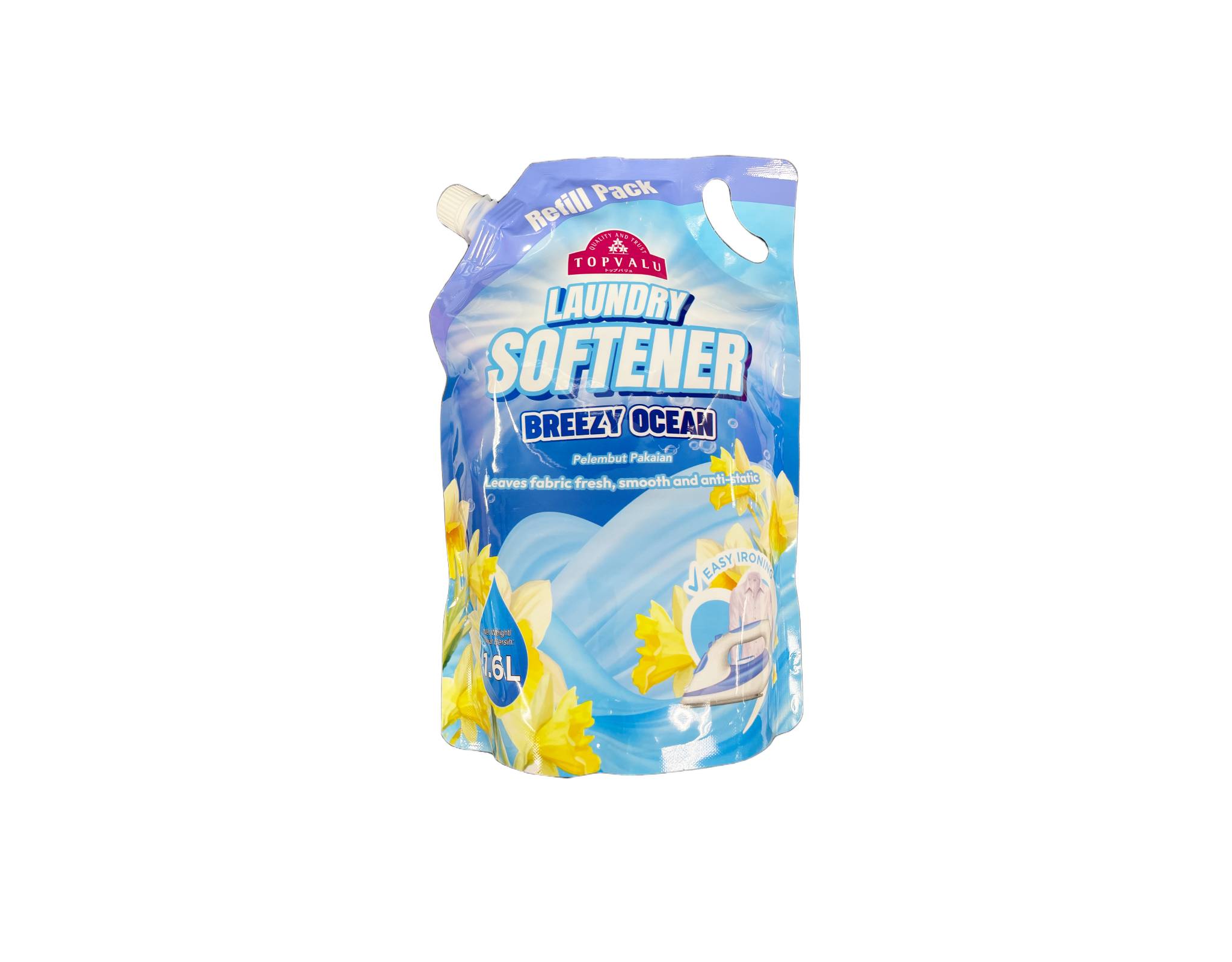 TOPVALU Laundry Softener Refill Pack Breezy Ocean | myaeon2go
