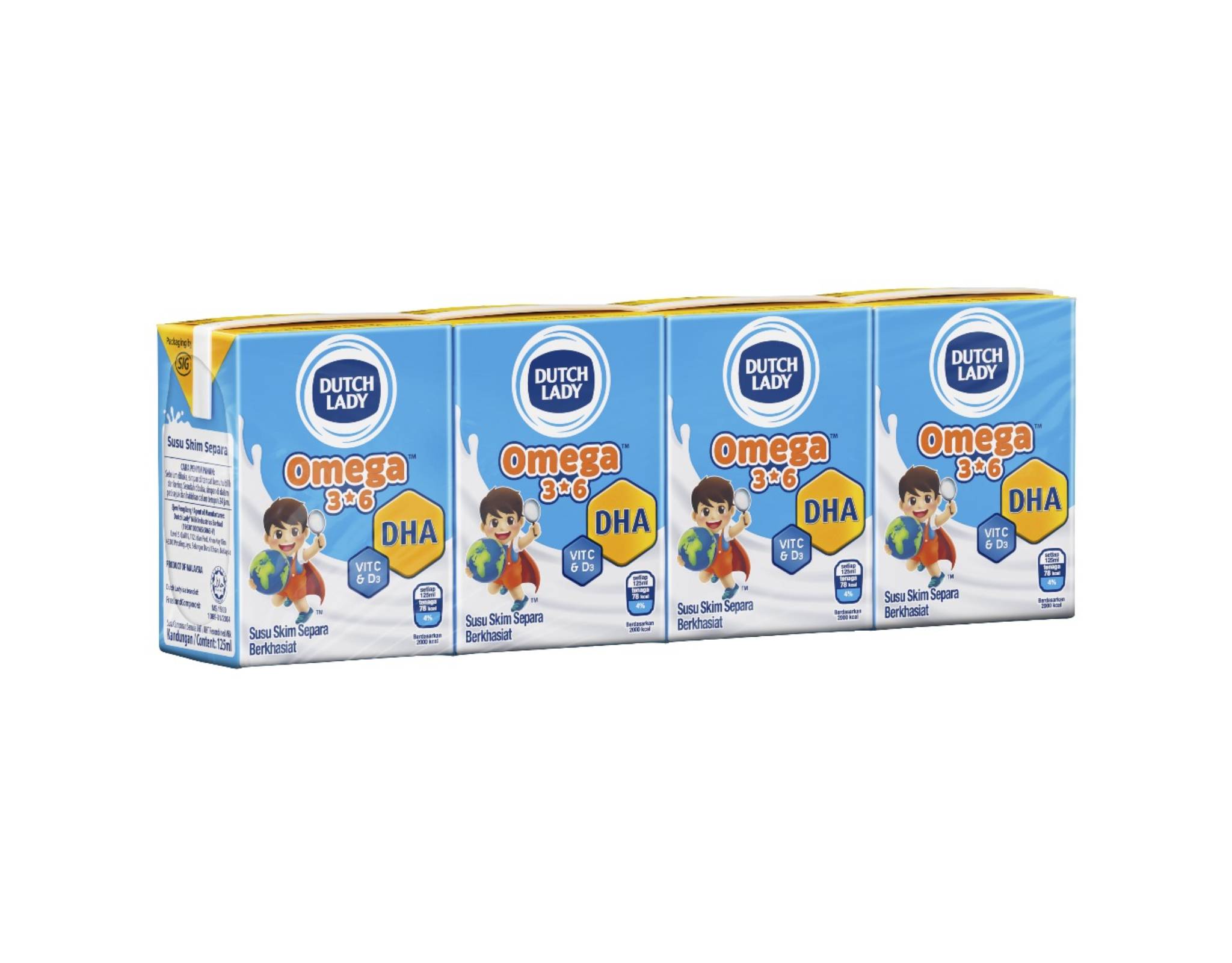 Dutch Lady UHT Omega 3*6 Plain | myaeon2go