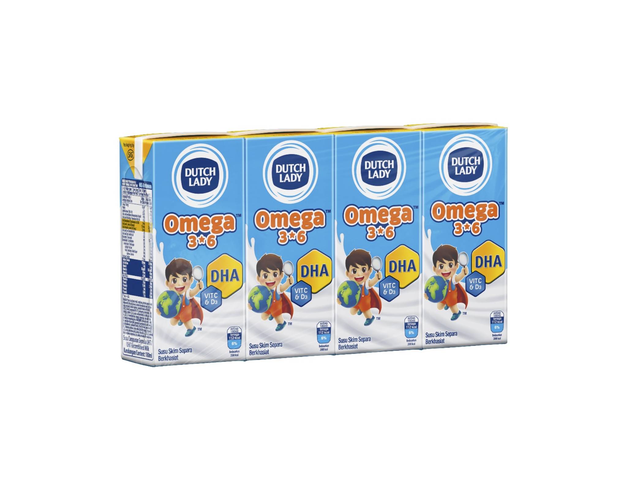 Dutch Lady UHT Omega 3*6 Plain | myaeon2go