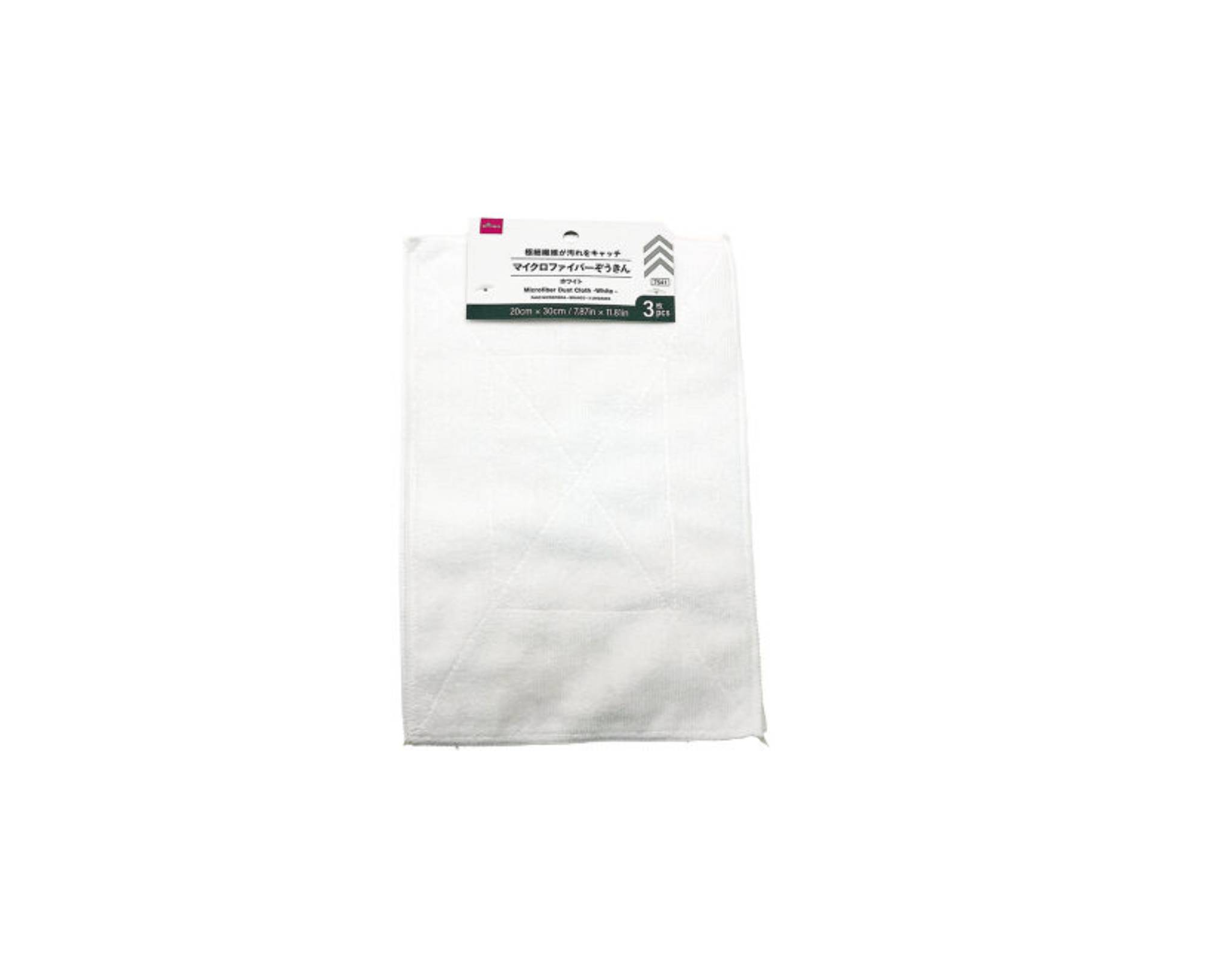 Daiso Microfiber Dust Cloth White | myaeon2go