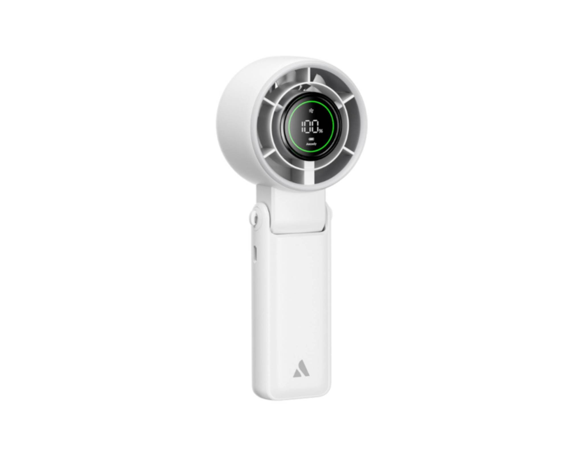 Aecooly Portable Hand Held Fan HALO 02 5000mAh White | myaeon2go