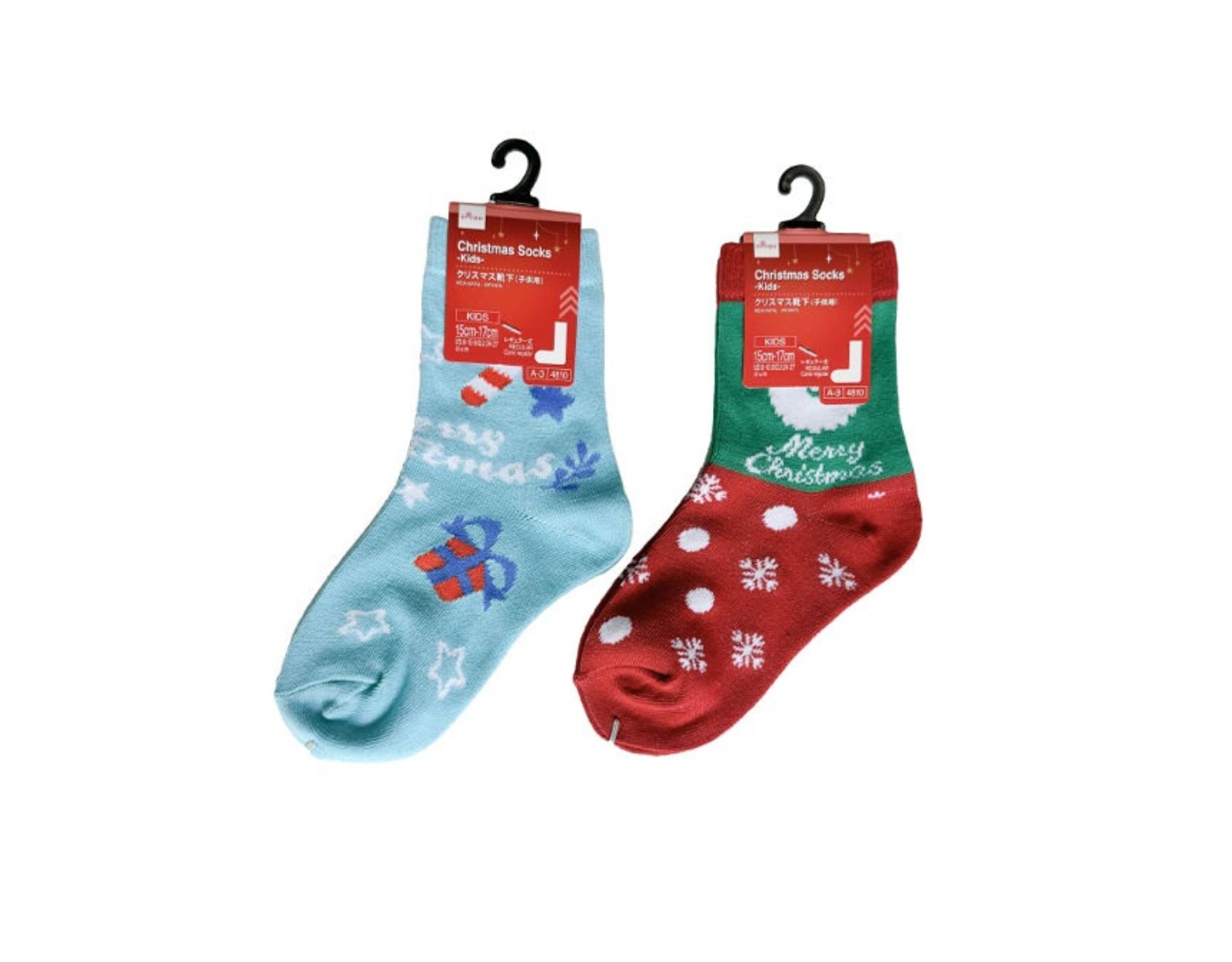 Daiso [SELECTED RANDOMLY] Christmas Socks Kids | myaeon2go