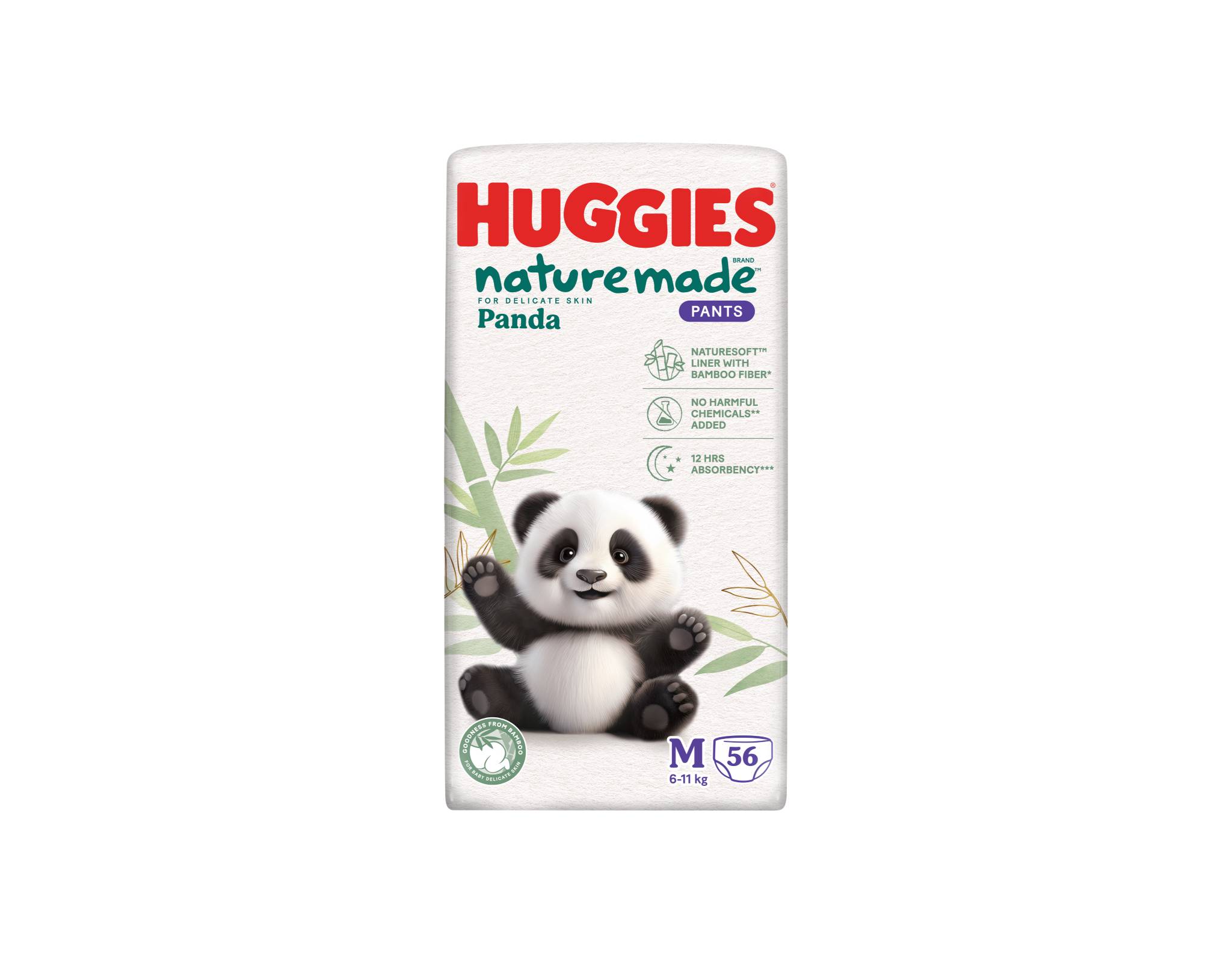 Huggies Naturemade Panda Pants M56 | myaeon2go