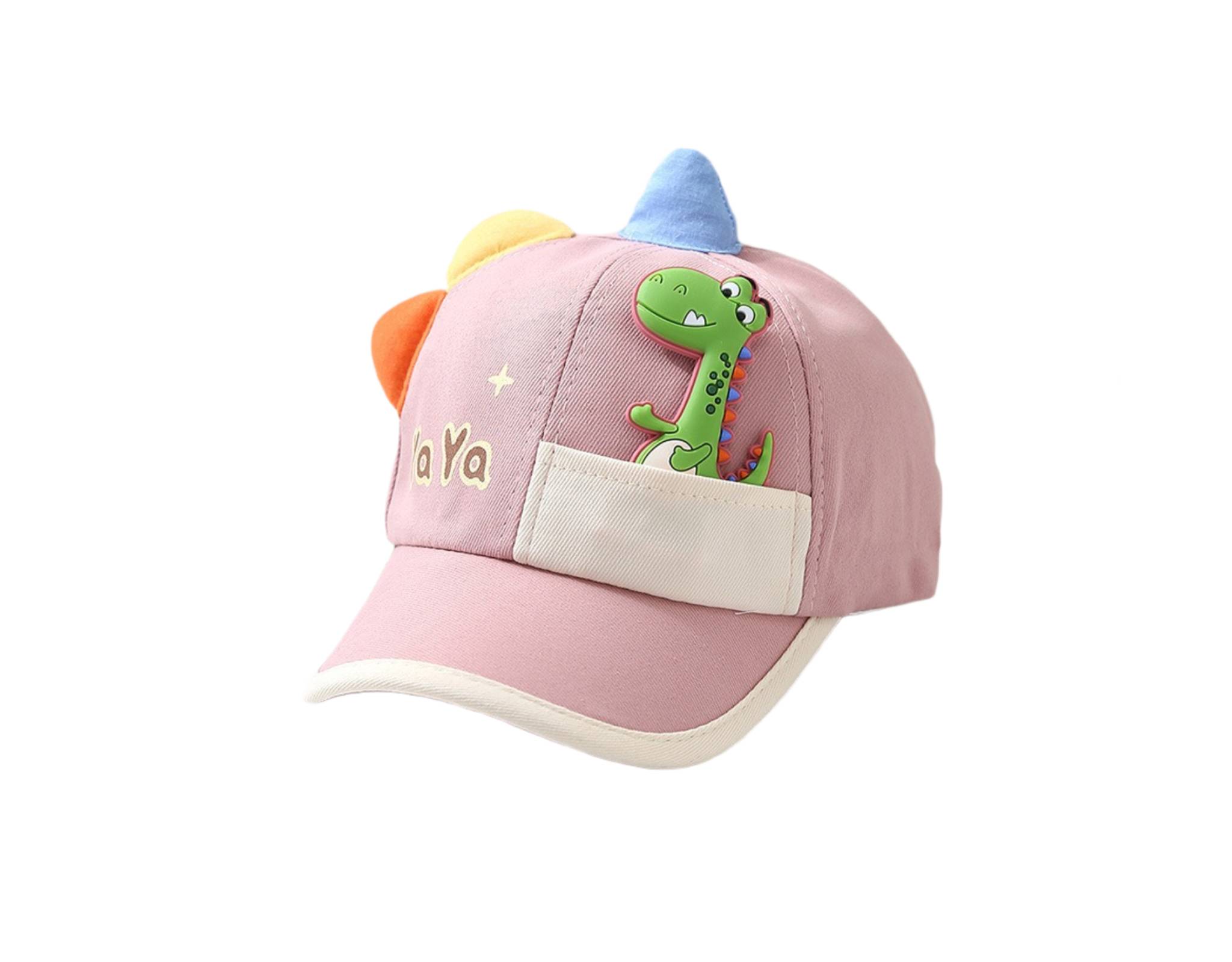 Witchery Dino Yaya Kids Cap 3D Pink | myaeon2go