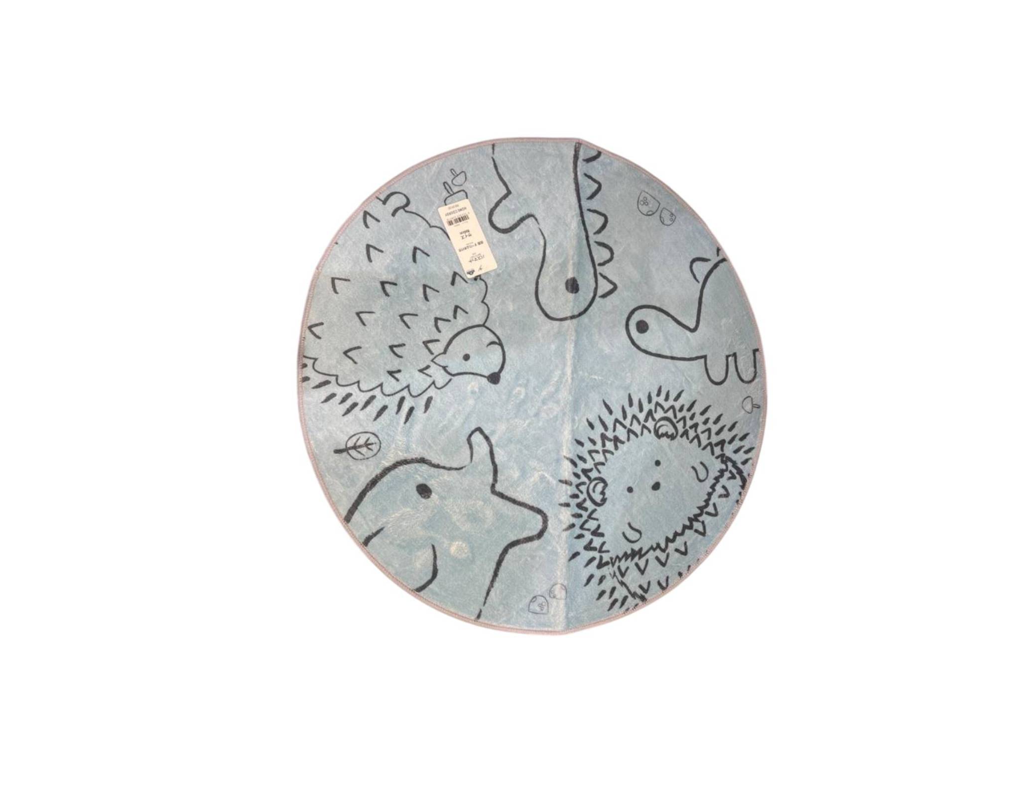 Home Coordy Gauze Foam Round Mat Green | myaeon2go