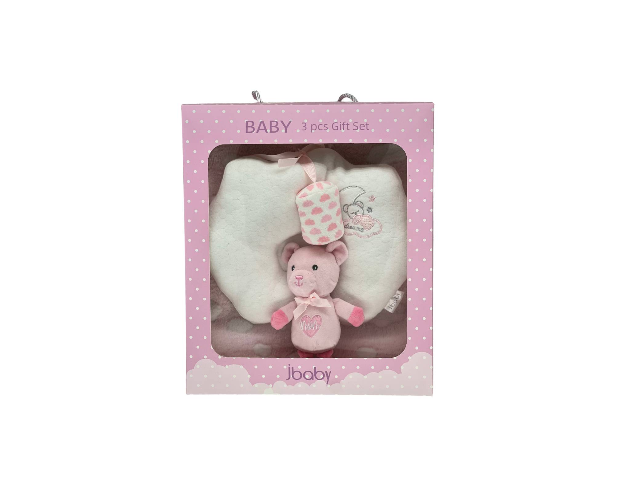 Jbaby Gift Set Pink Bear | myaeon2go