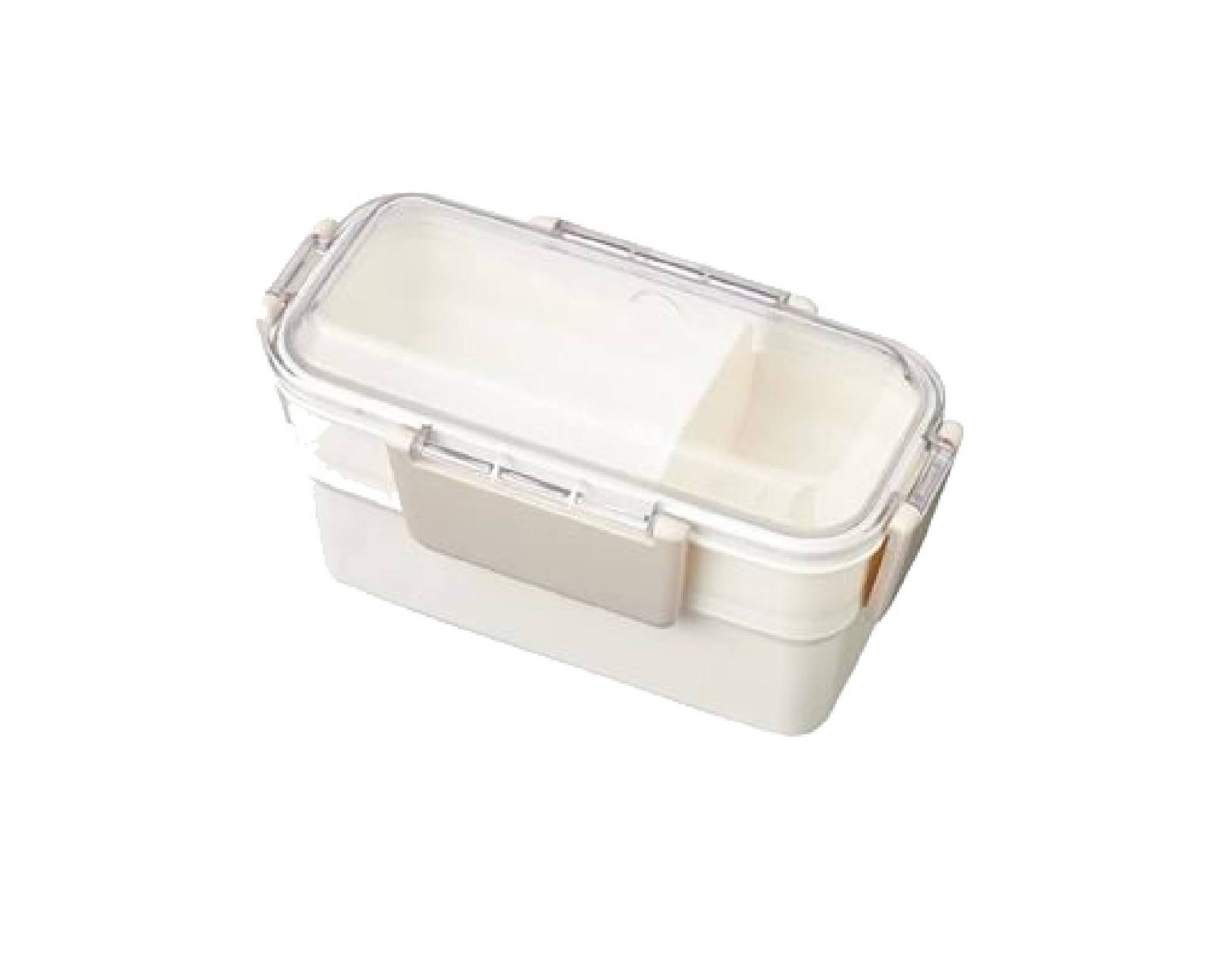 Home Coordy Well-Fed Lunch Box 2 Tier Ivory | myaeon2go