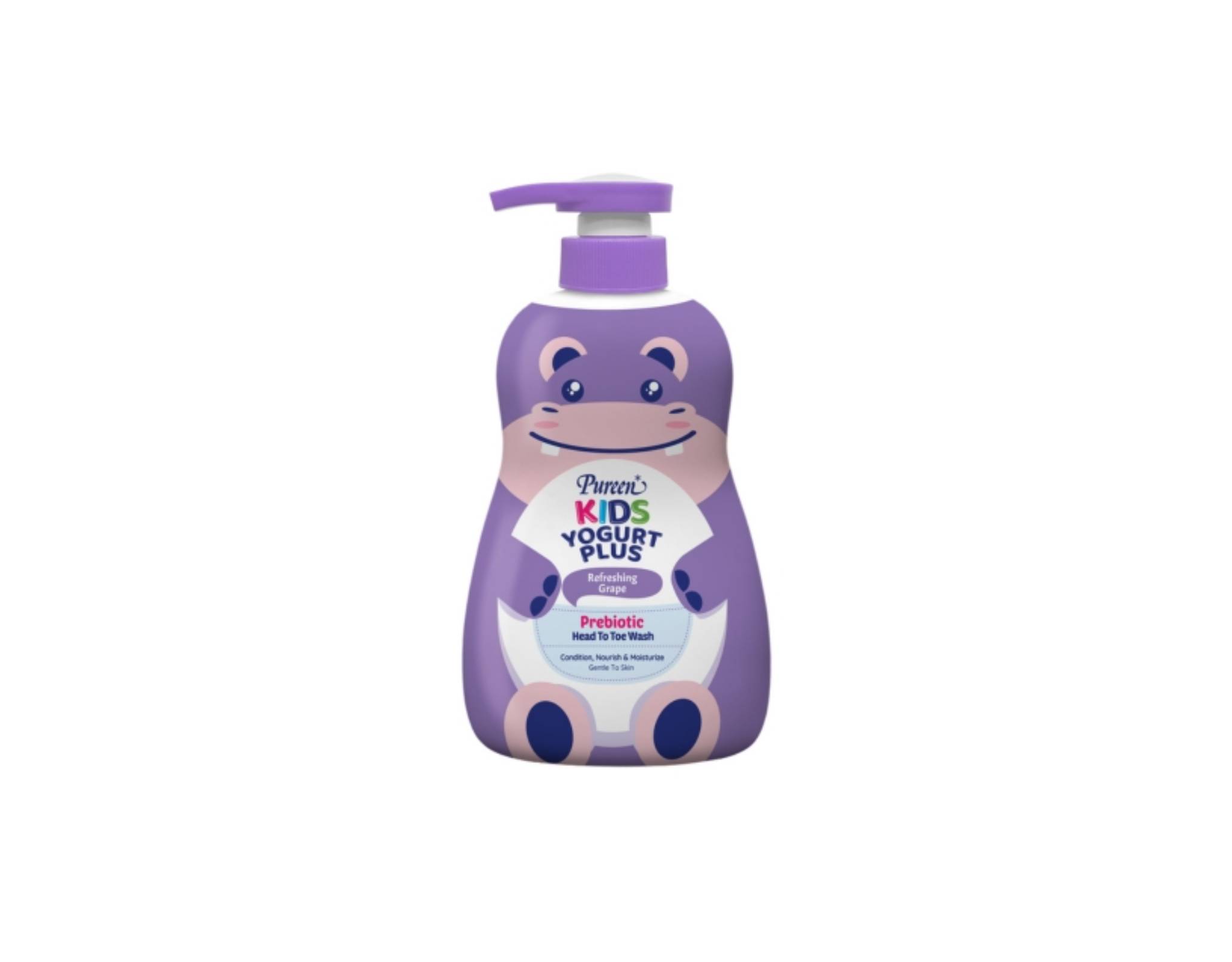 Pureen Kids Yogurts Plus Prebiotic Head To Toe Wash Refreshing Grape ...