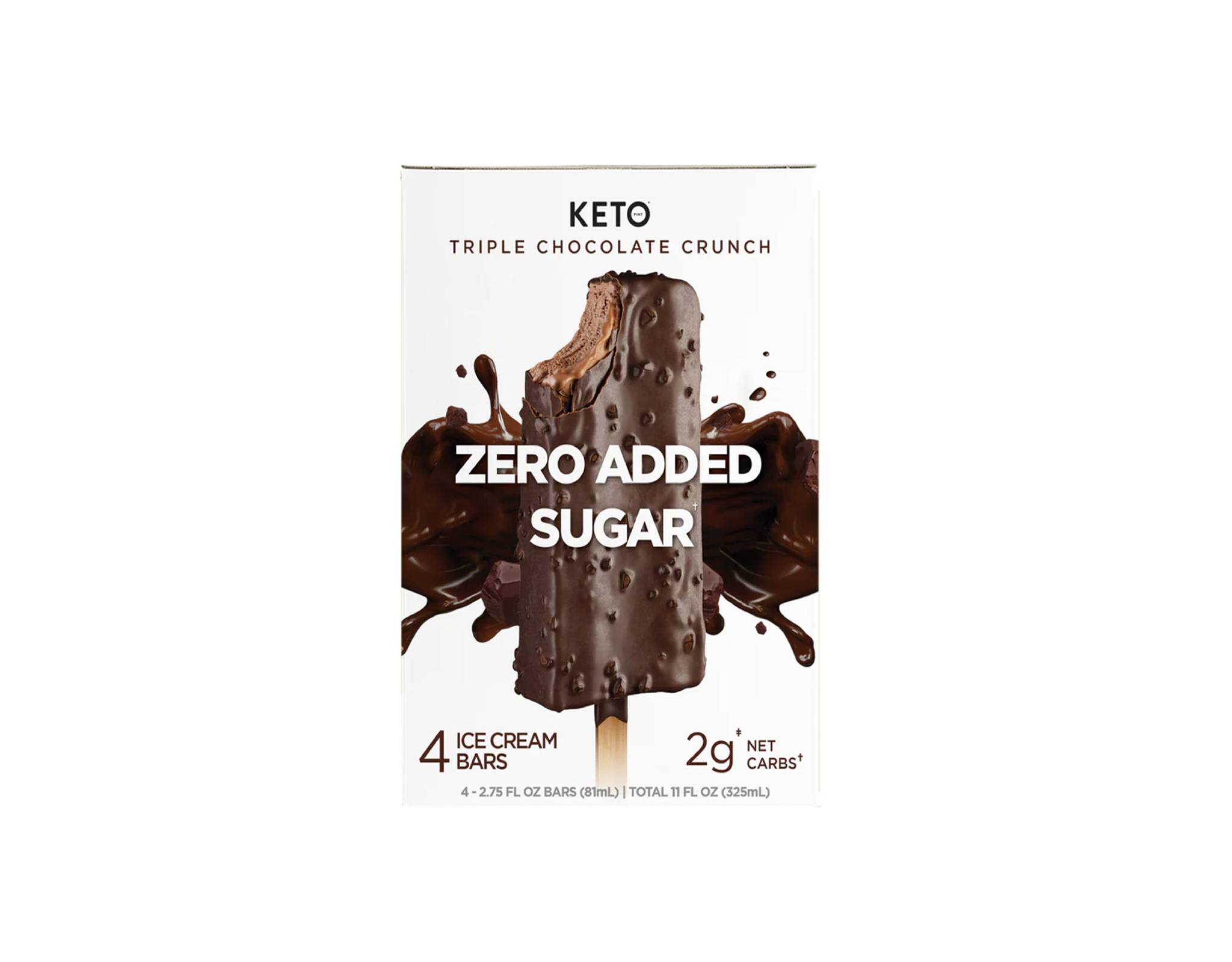 Keto Triple Chocolate Crunch Zero Added Sugar Ice Cream Bars | myaeon2go