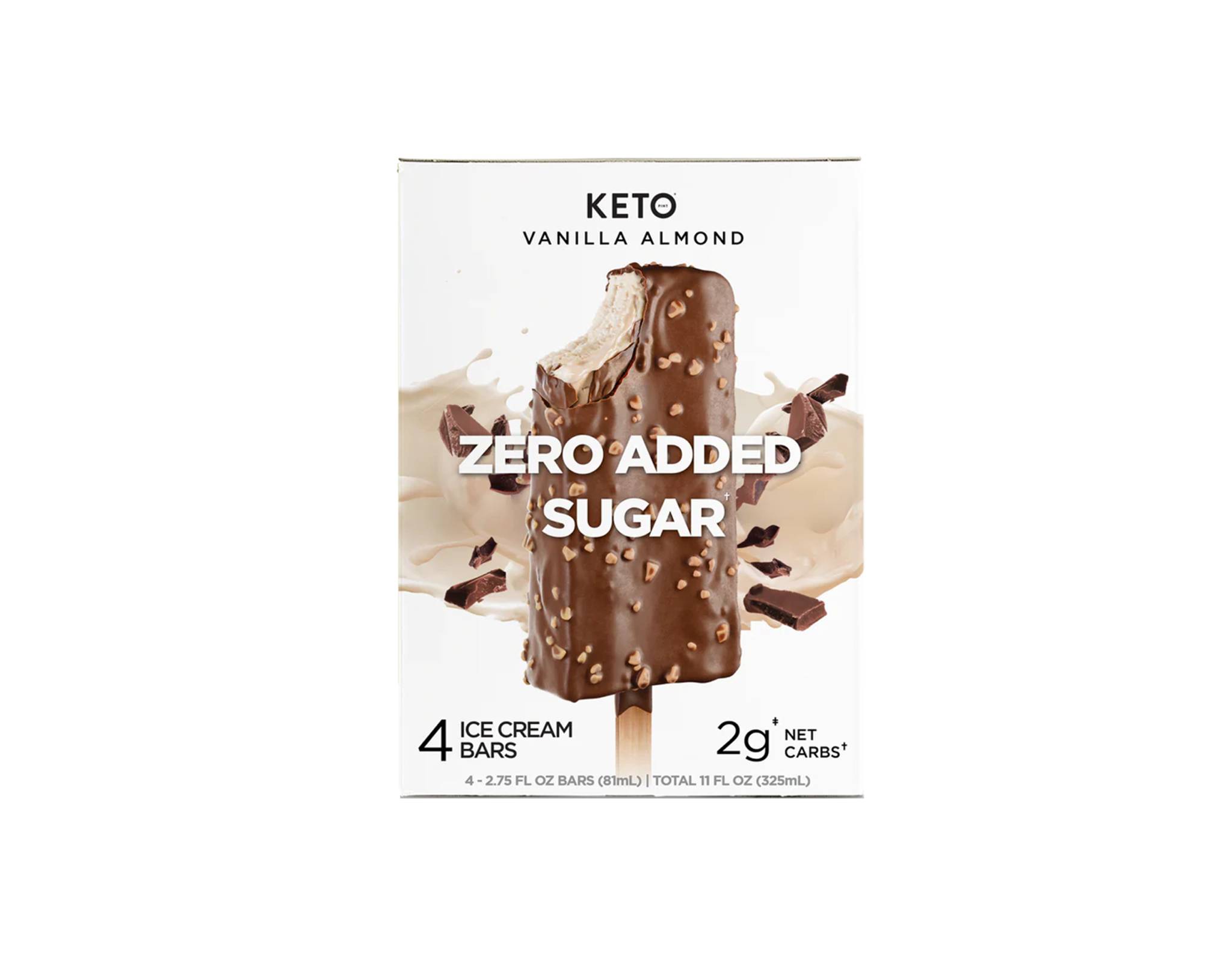 Keto Vanilla Almond Zero Added Sugar Ice Cream Bars | myaeon2go