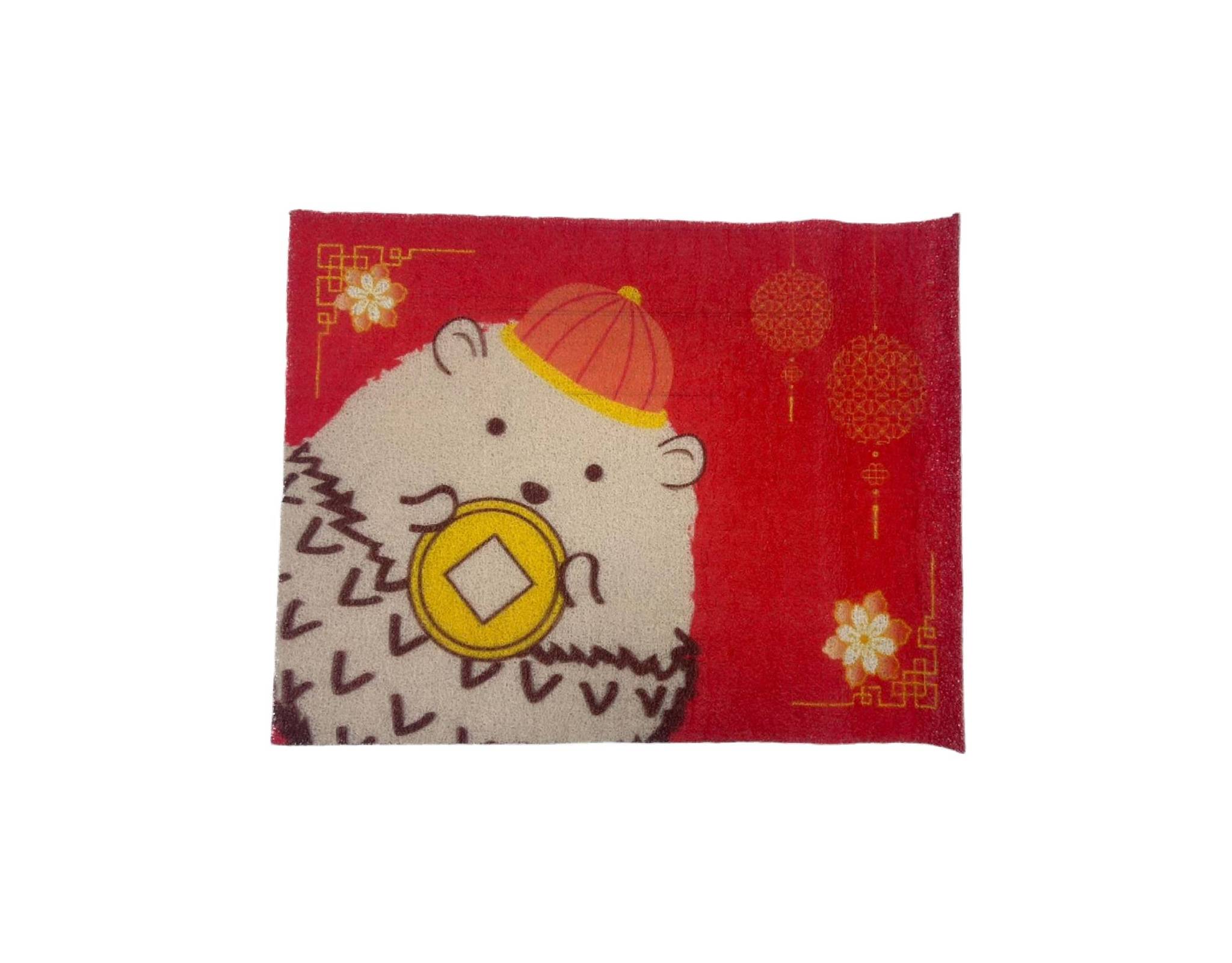 Home Coordy CNY Hedgehog Coil Bath Mat | myaeon2go