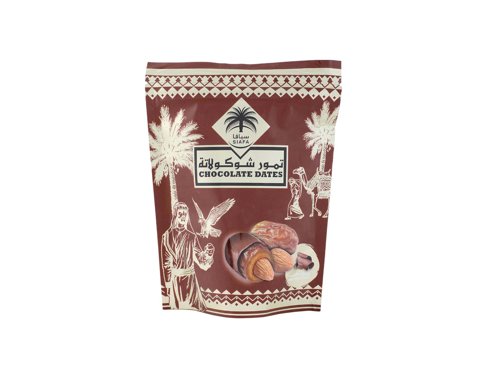 Siafa Saudi Arabia Milk Chocolate Almond Dates | myaeon2go