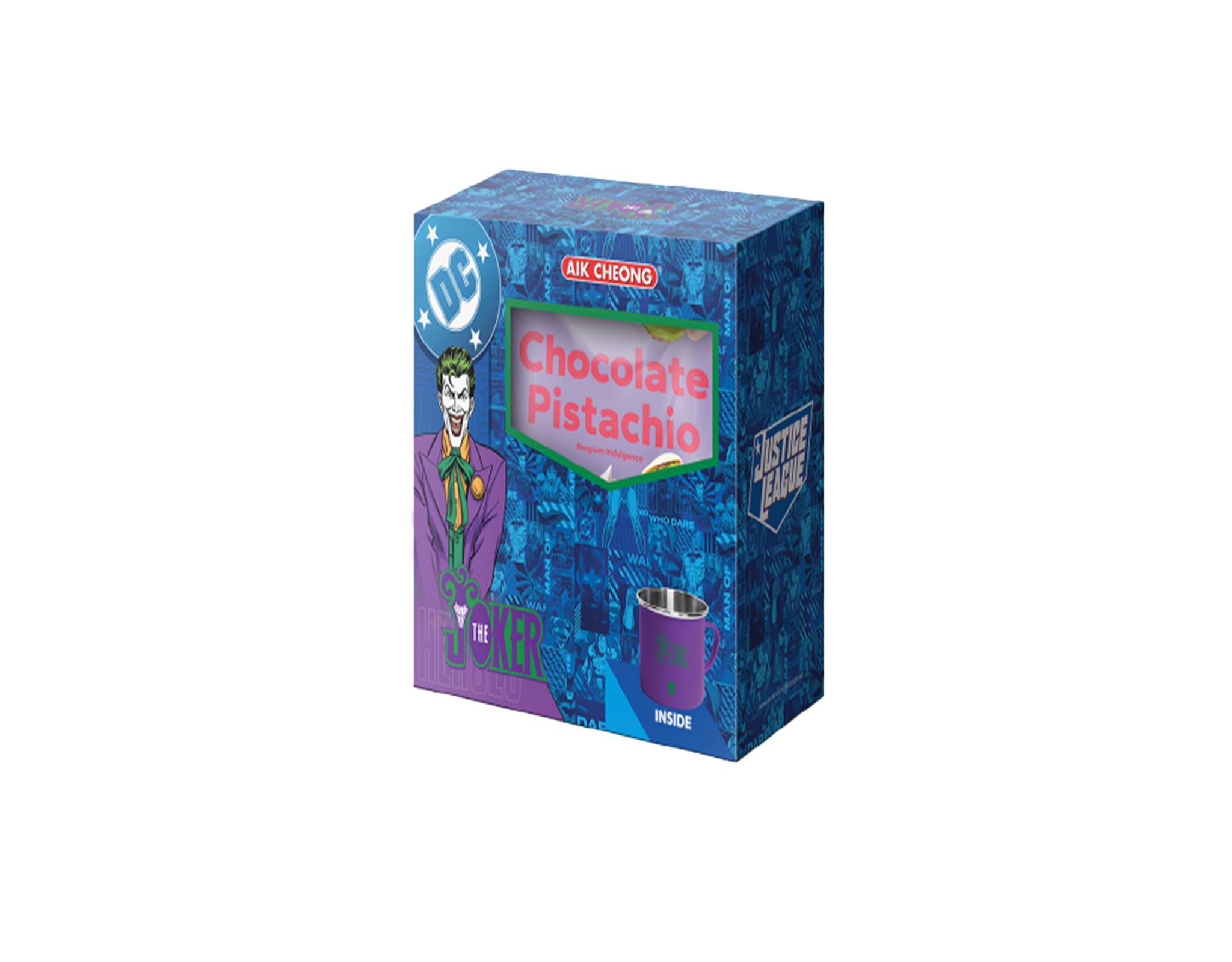 Aik Cheong The Joker Choc Pistachio Twin Pack FOC SS Mug | myaeon2go