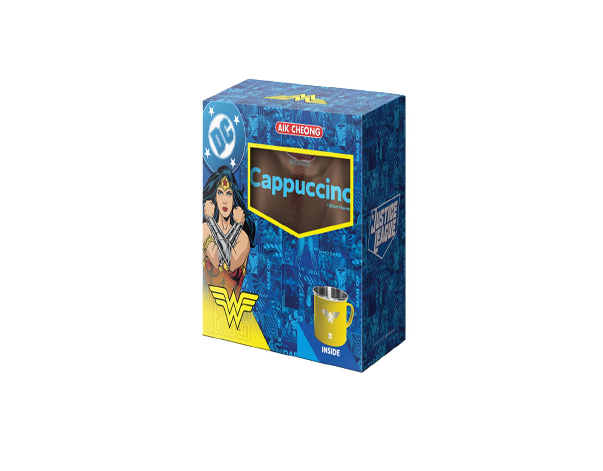 Aik Cheong Wonder Woman Cappucino Twin Pack FOC SS Mug | myaeon2go