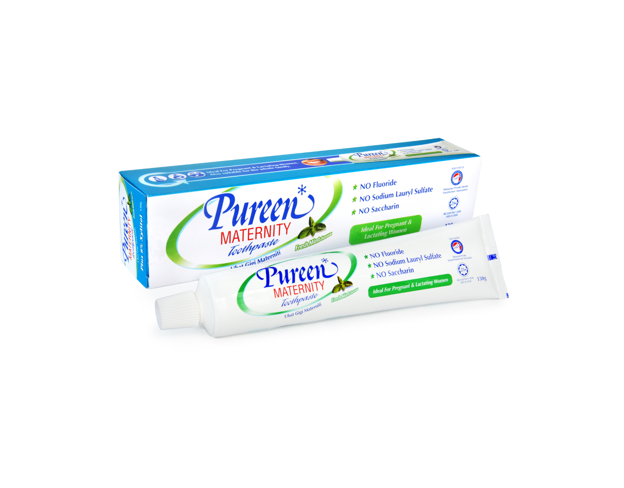 Pureen Maternity Toothpaste Fluoride Free (Mint) | myaeon2go