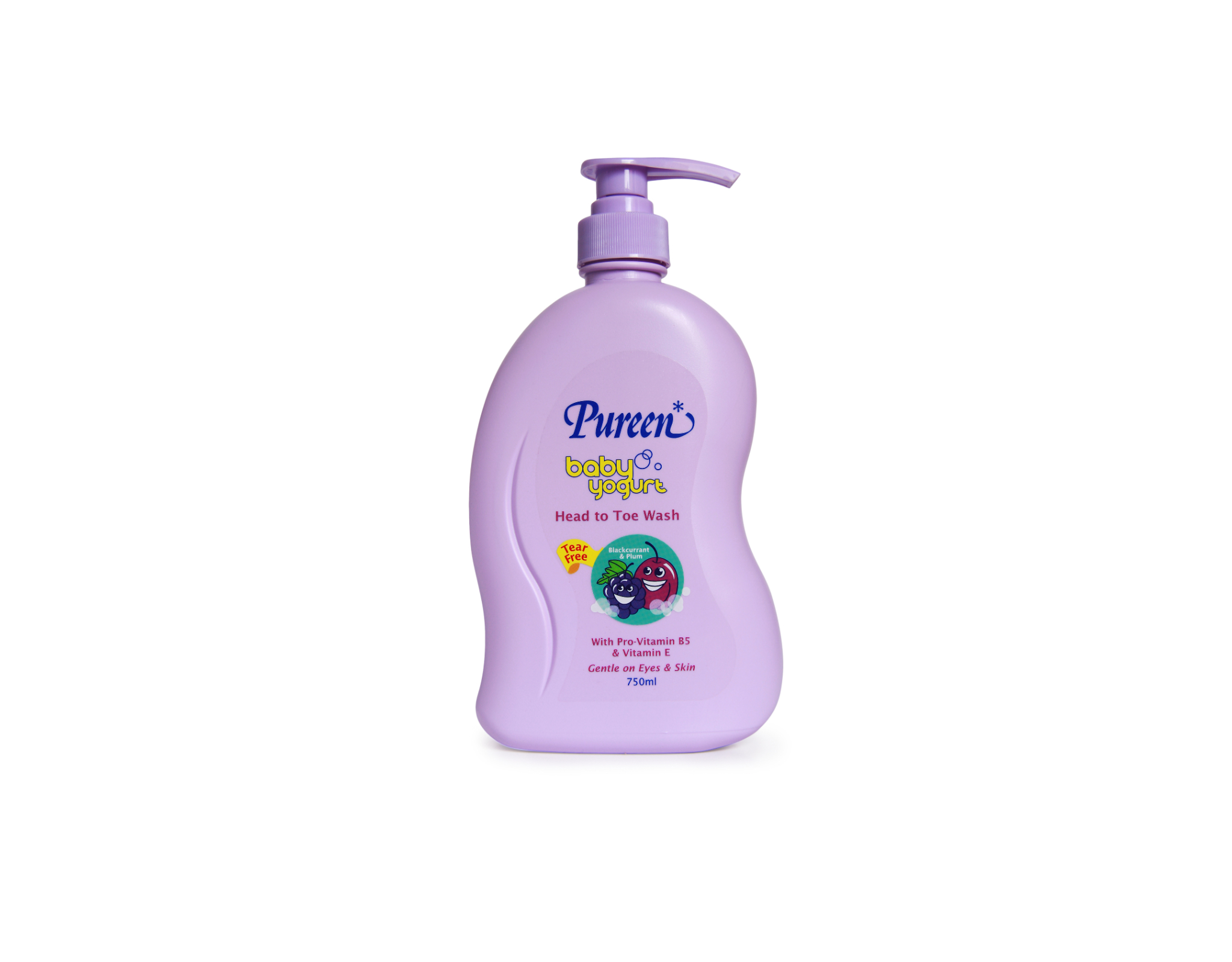 Pureen Baby Yogurt Head To Toe Wash (Blackcurrant & Plum) | myaeon2go