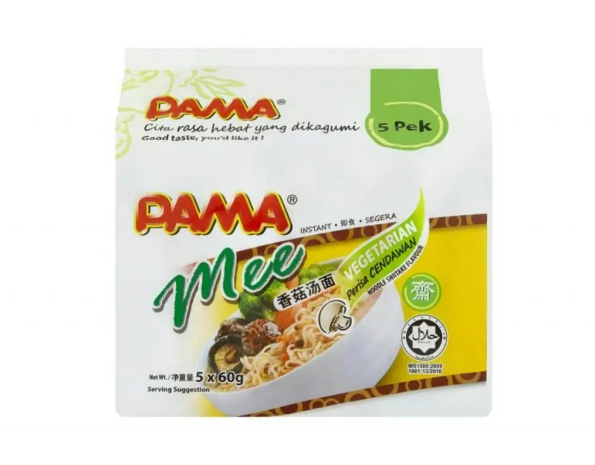Pama Instant Mee Vegetarian Mushroom Shitake | myaeon2go