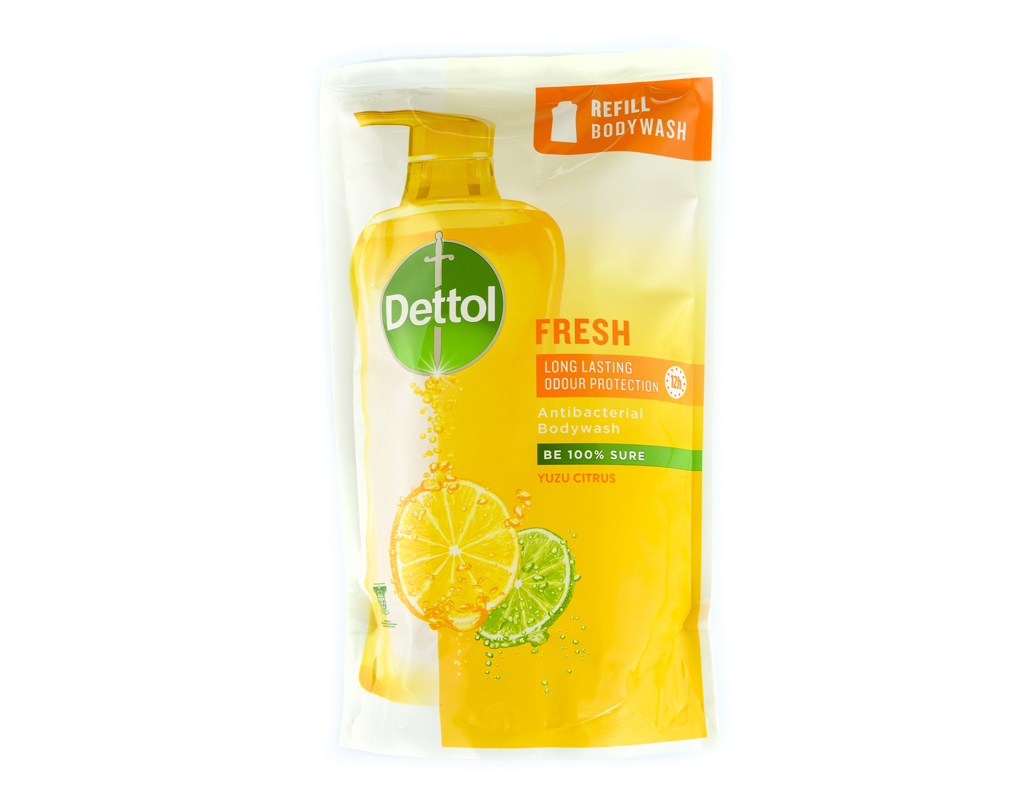 Dettol Shower Gel Refill, 850ml - 12h Odour Protection