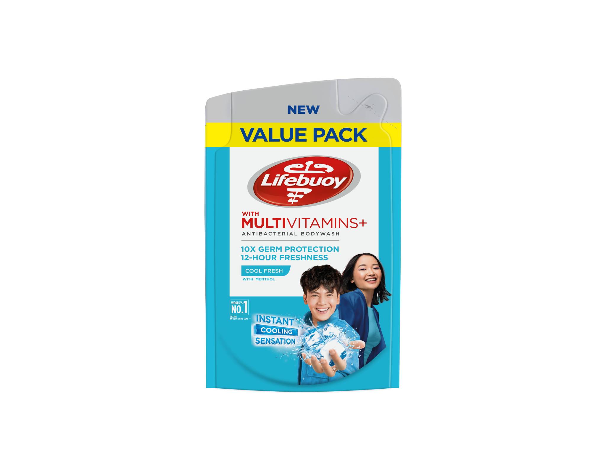 Lifebuoy Body Wash Cool Fresh 850ml - Antibacterial