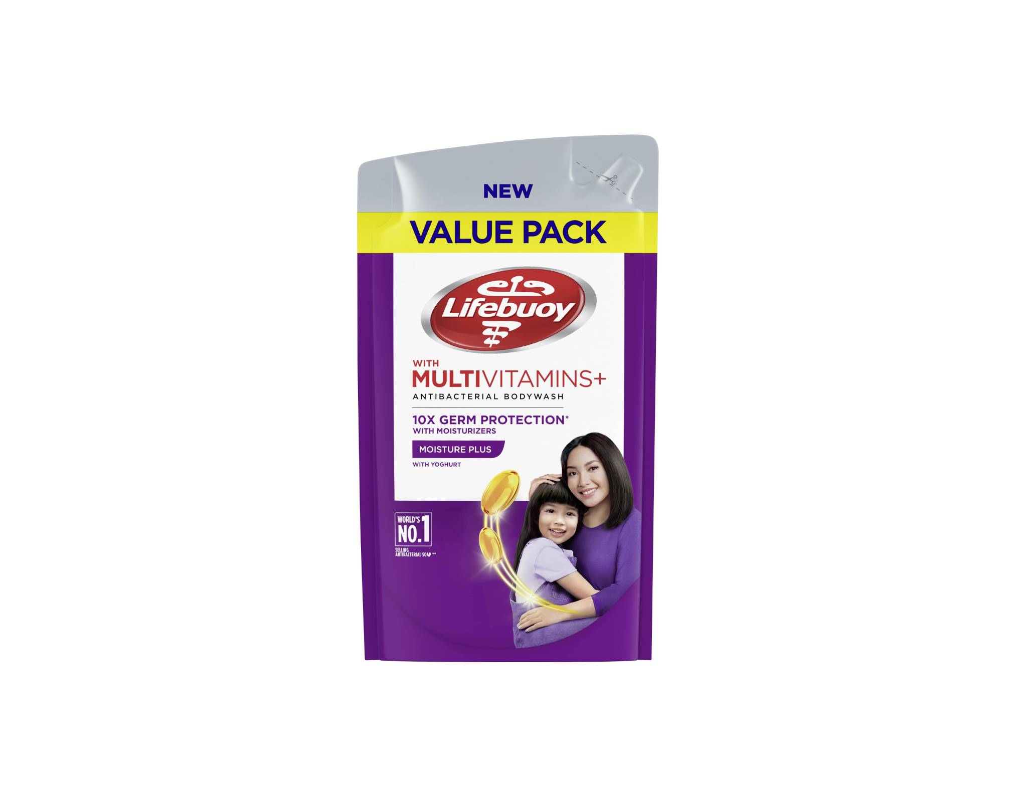 Lifebuoy Body Wash Gentle Skin, 850 ml - Moisture Plus