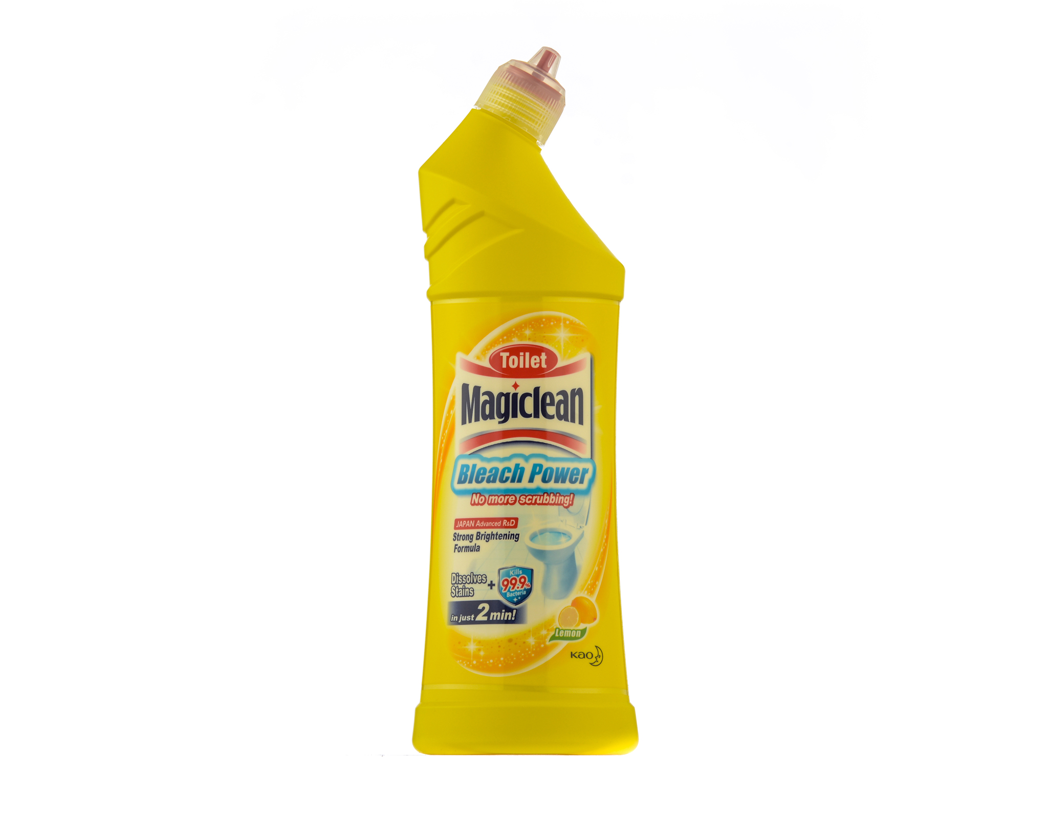 Magiclean Toilet Bleach Lemon 500ml - Kills 99.9%