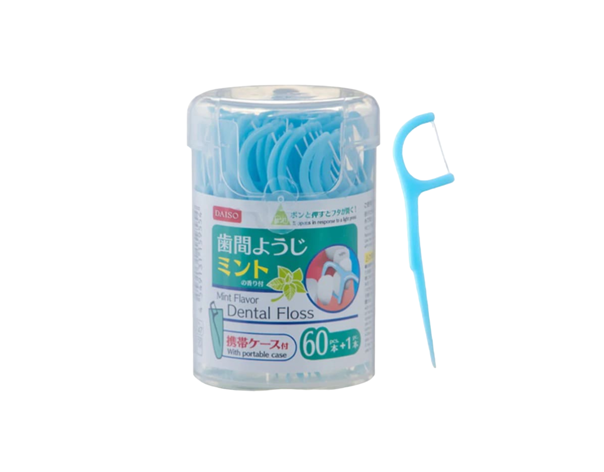 Daiso Dental Floss Mint Flavor | myaeon2go