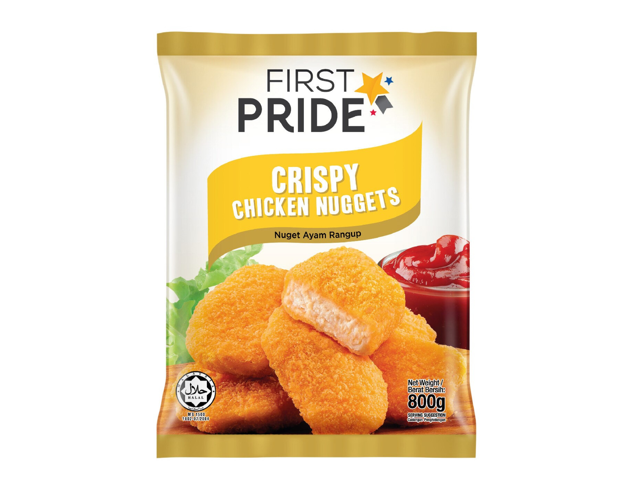 First Pride Crispy Nuggets, 800g - Any Meal
