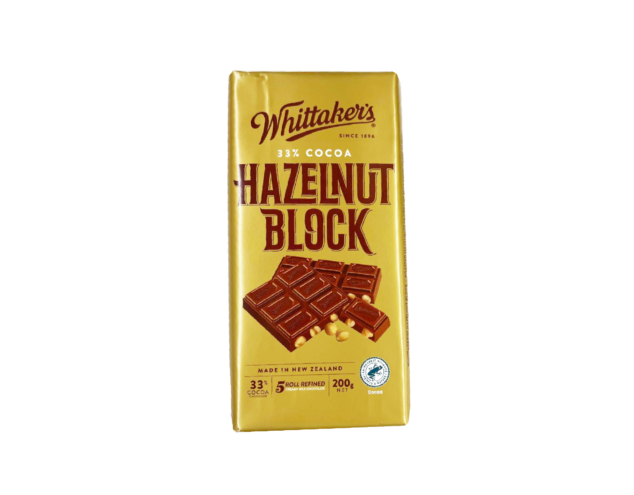 Whittaker's Hazelnut 33% Cocoa Chocolate Block | myaeon2go