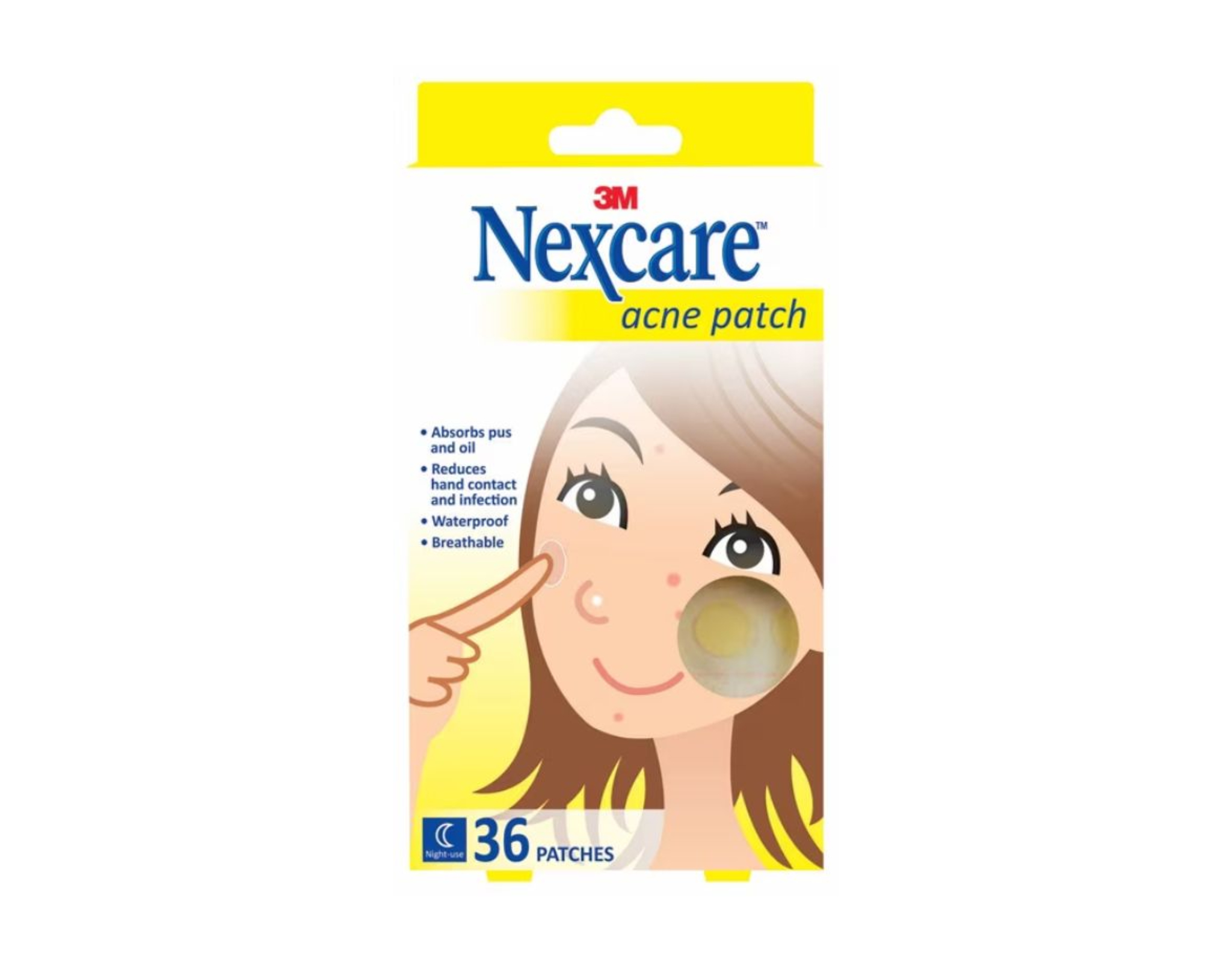 3M Nexcare Acne Patch, 36's - Absorbs pus and oil
