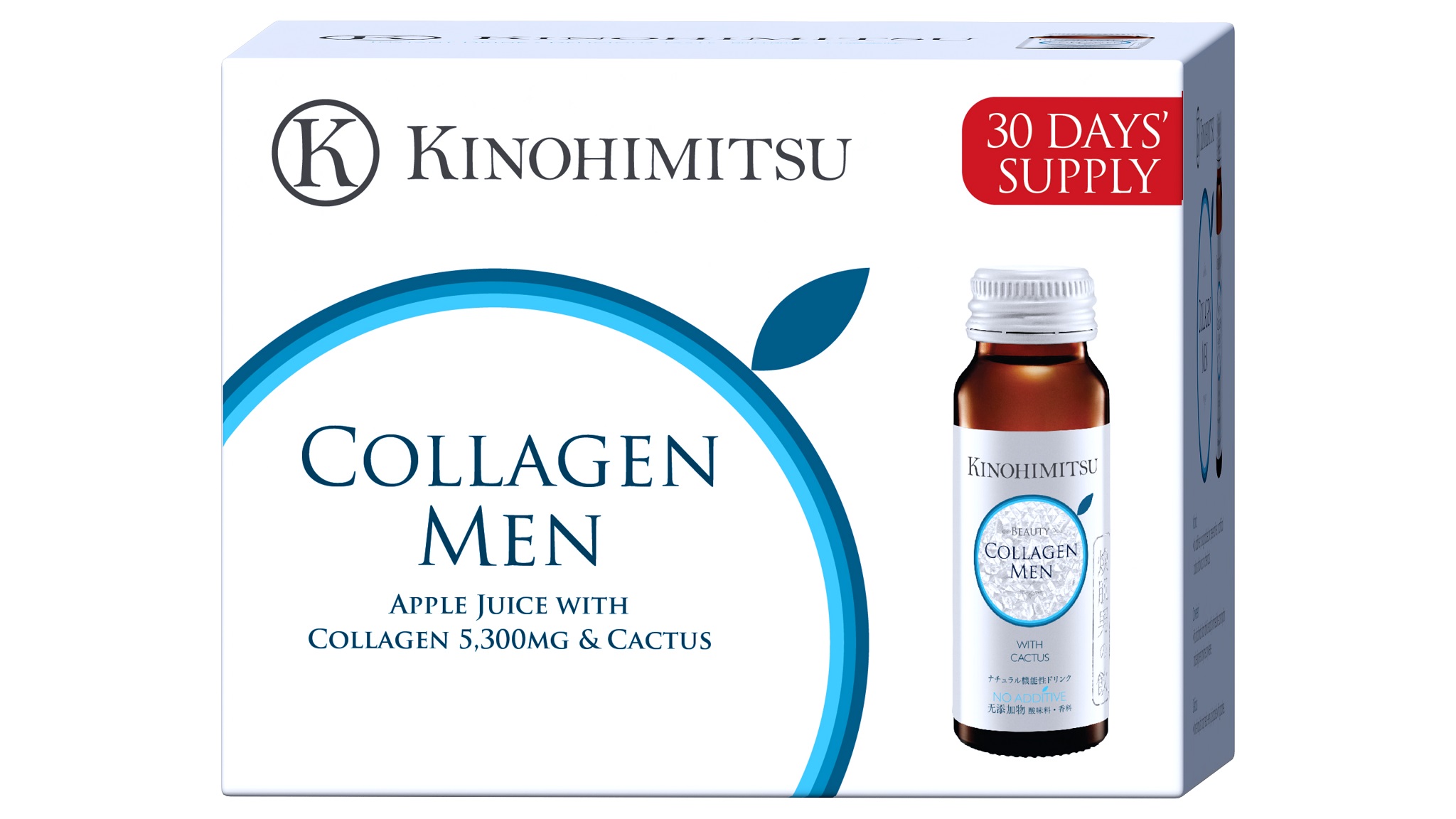 Kinohimitsu Collagen Men 5300Mg, 16 x 50ml - Plumps Skin