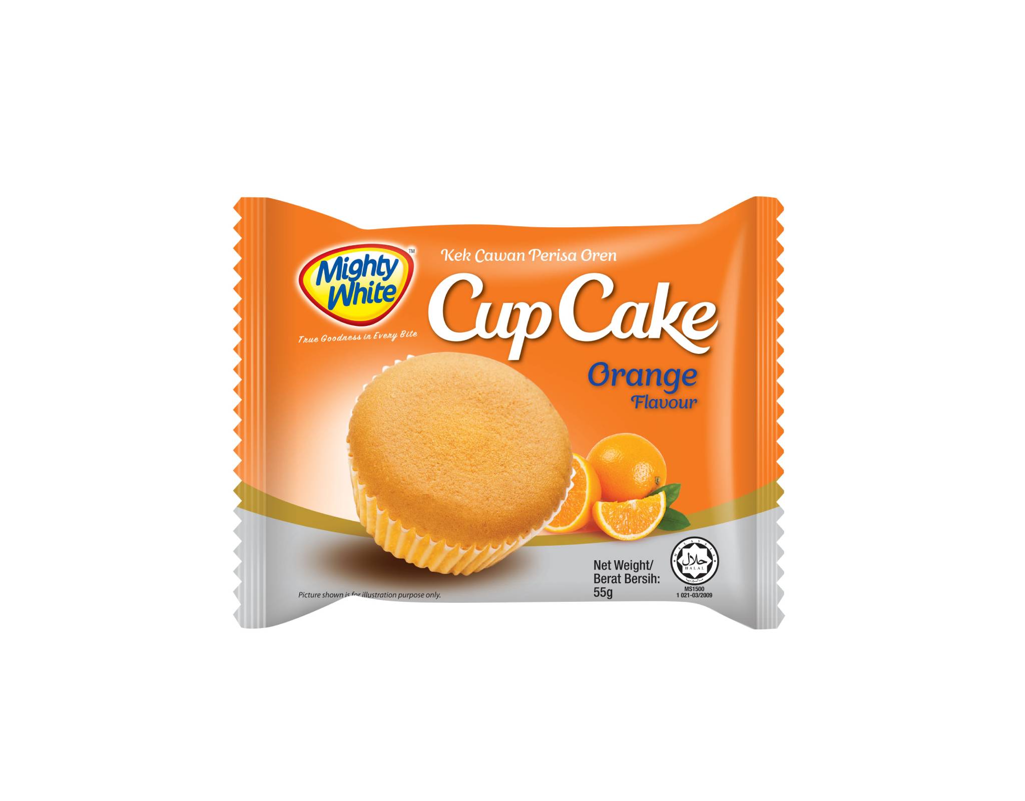 Mighty White Cup Cake Orange | myaeon2go