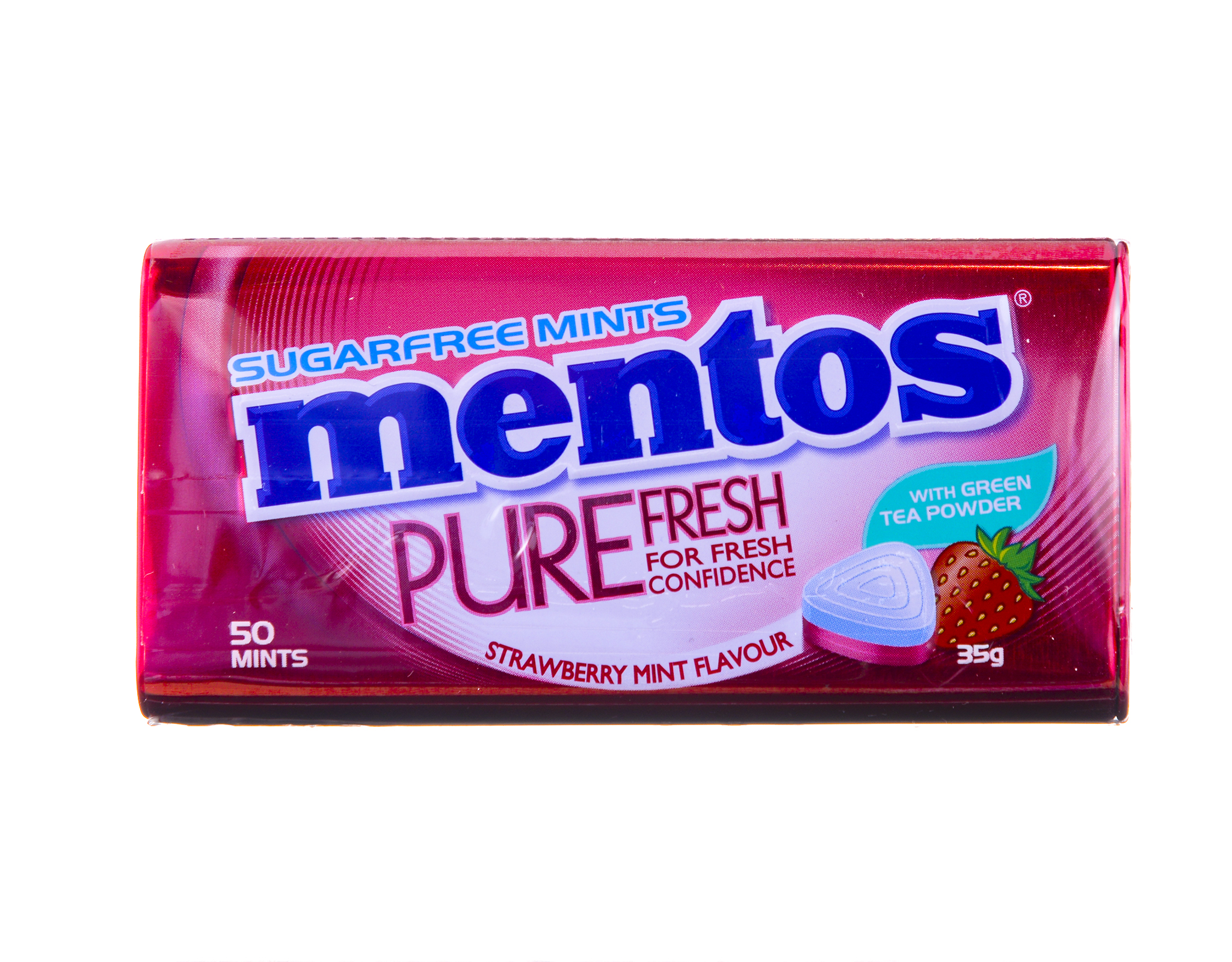Mentos Pure Fresh Tin Strawberry Mint | myaeon2go