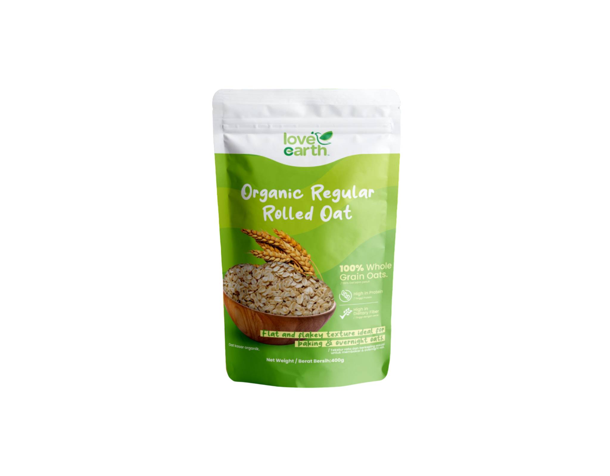 Love Earth Organic Regular Rolled Oat | myaeon2go