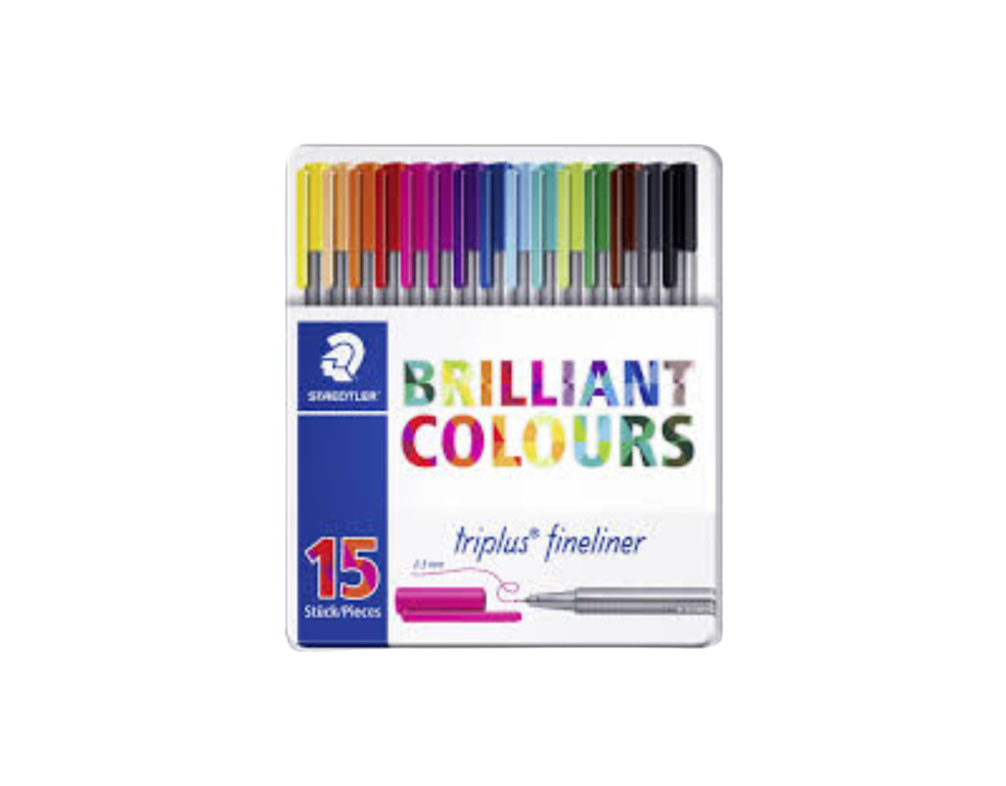 Staedtler Triplus Fineliner Set 15 Colours | myaeon2go