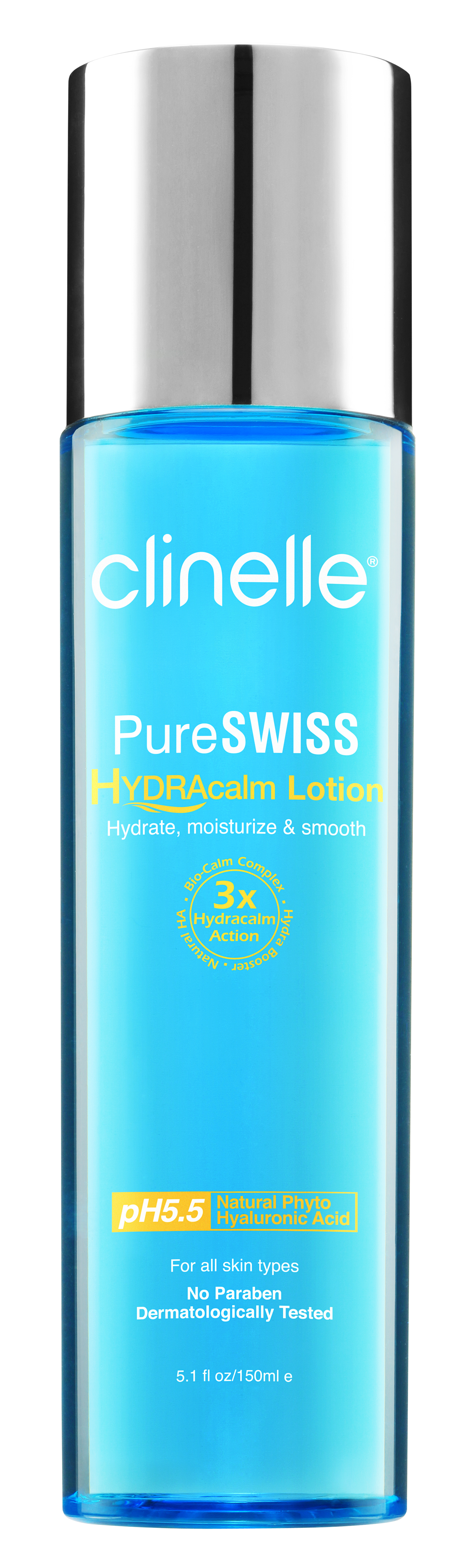 Clinelle Pureswiss Hydracalm Lotion, 150ml - Hydrate & Smooth