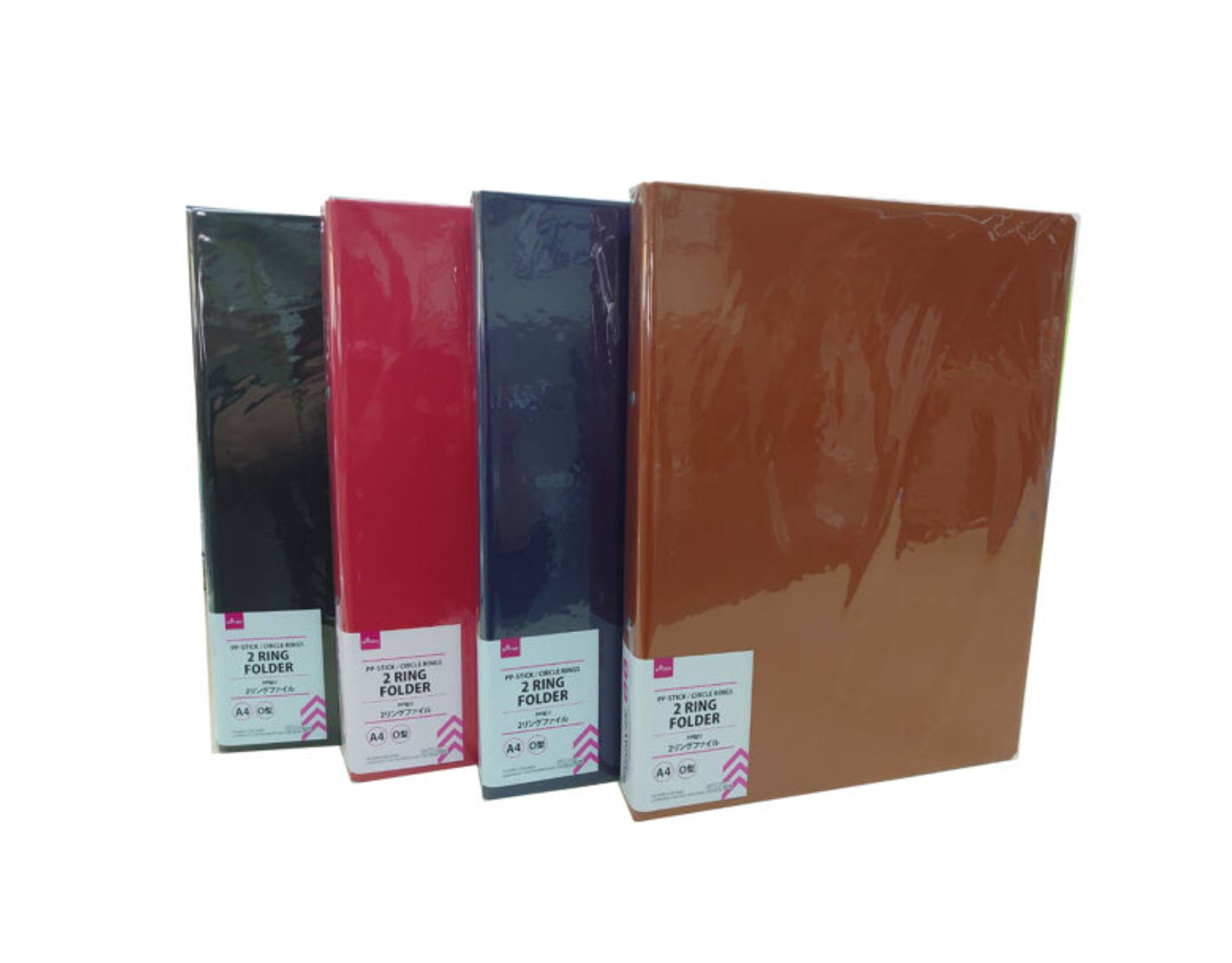 Daiso [SELECTED RANDOMLY] A4 Size 2 Ring File PP-Laminated | myaeon2go