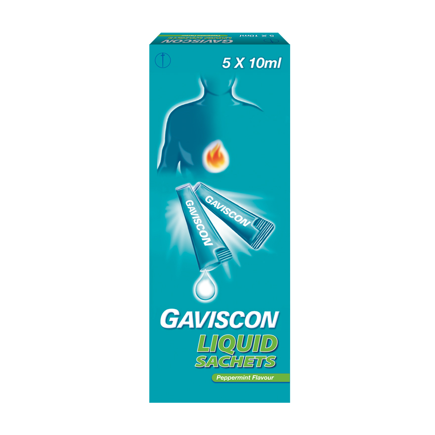 Gaviscon Liquid Sachets, 5 x 10ml - Heartburn Relief