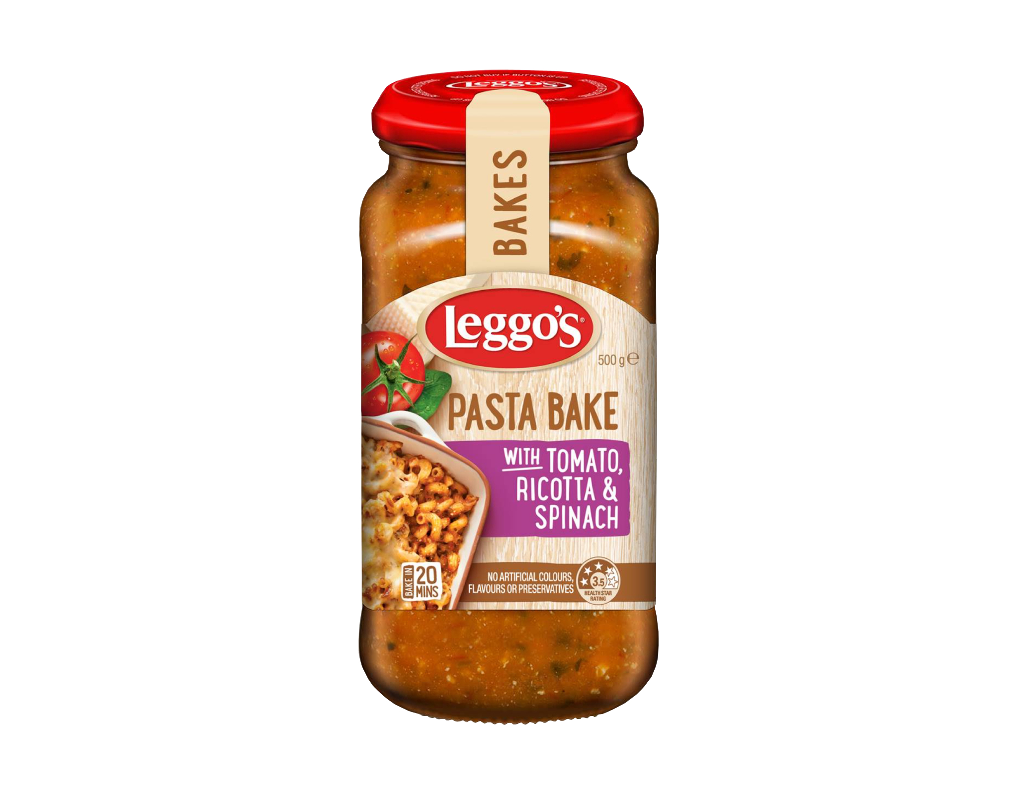 Leggo's Pasta Bake Tomato, Ricotta & Spinach | myaeon2go
