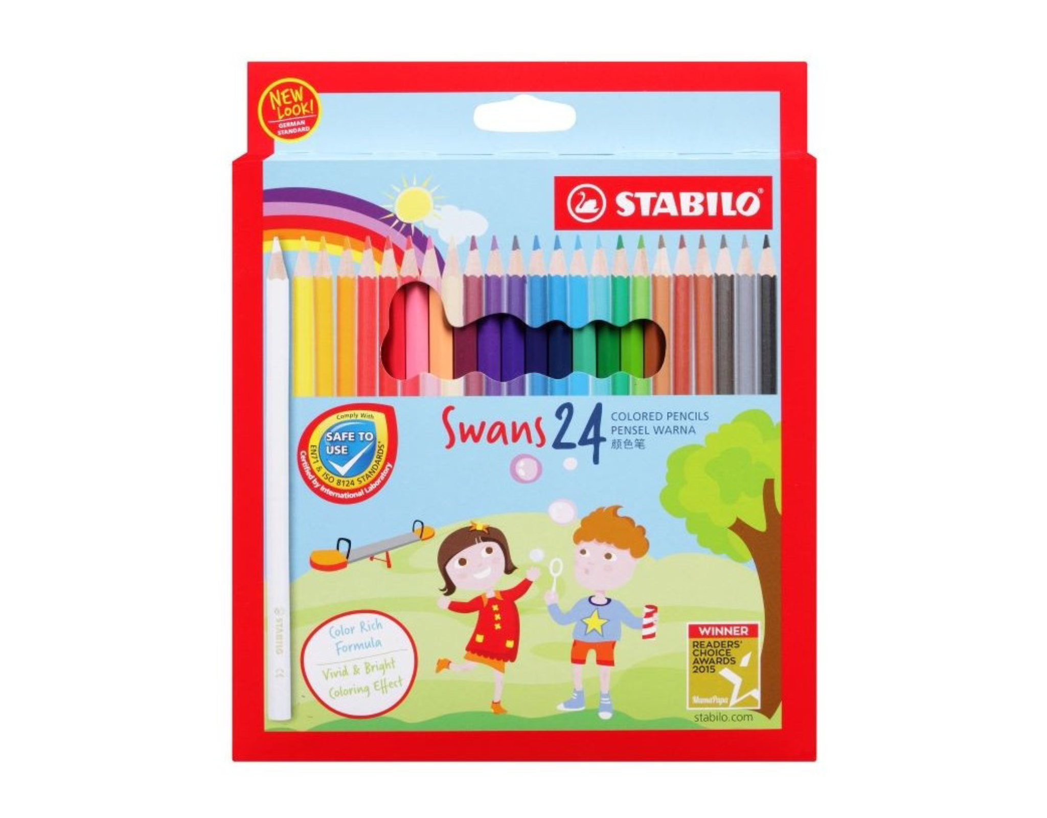 Stabilo Colour Pencil 24 Set Full | myaeon2go