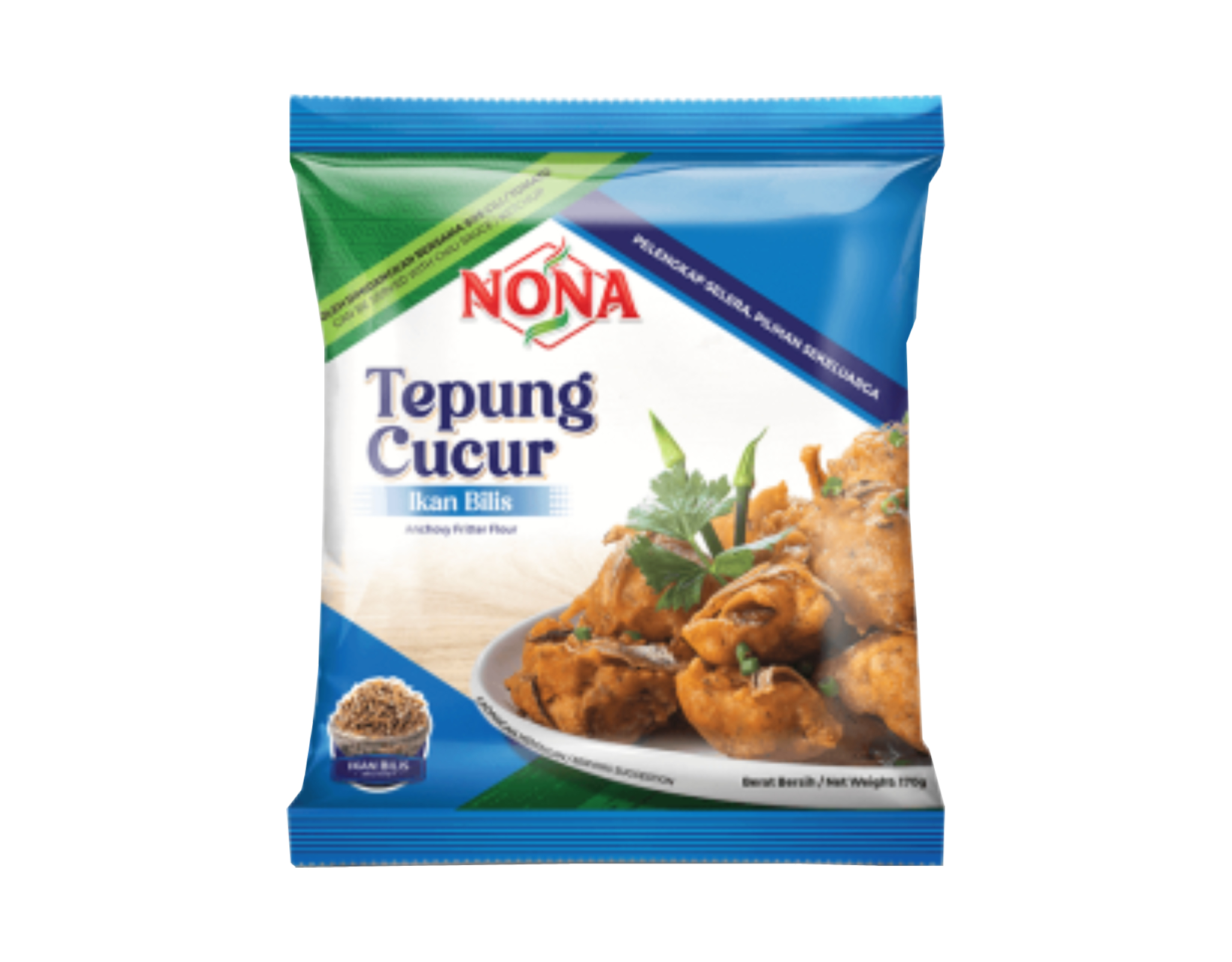 Nona Tepung Cucur Ikan Bilis | myaeon2go