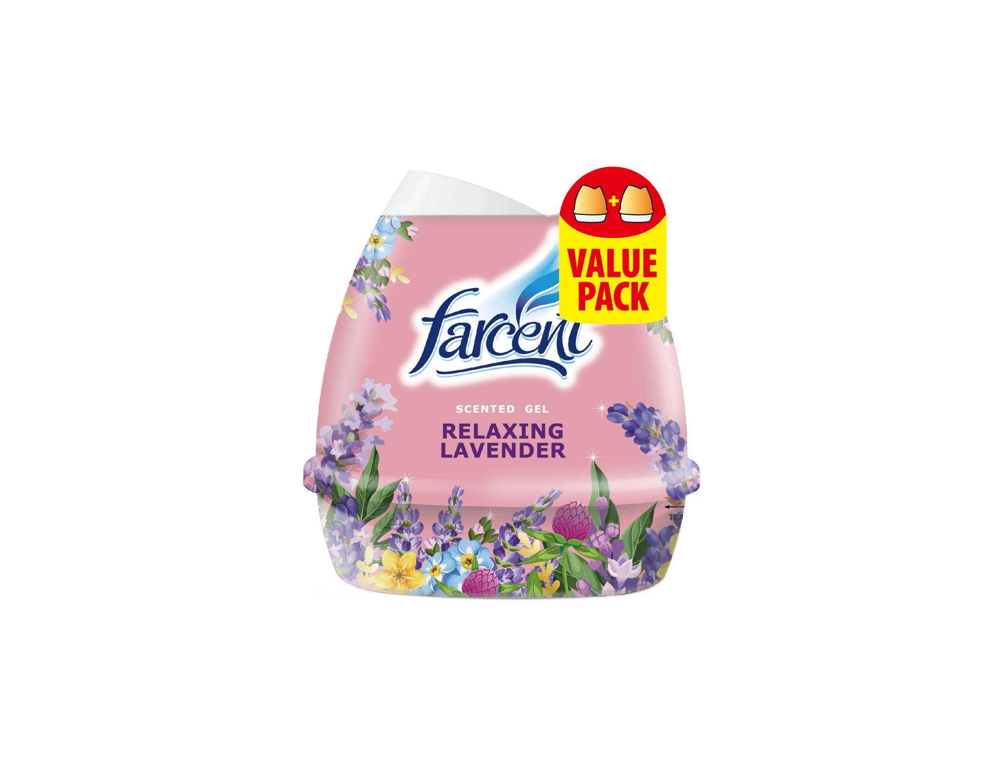 Farcent Scented Gel Relaxing Lavender Twin Pack | myaeon2go