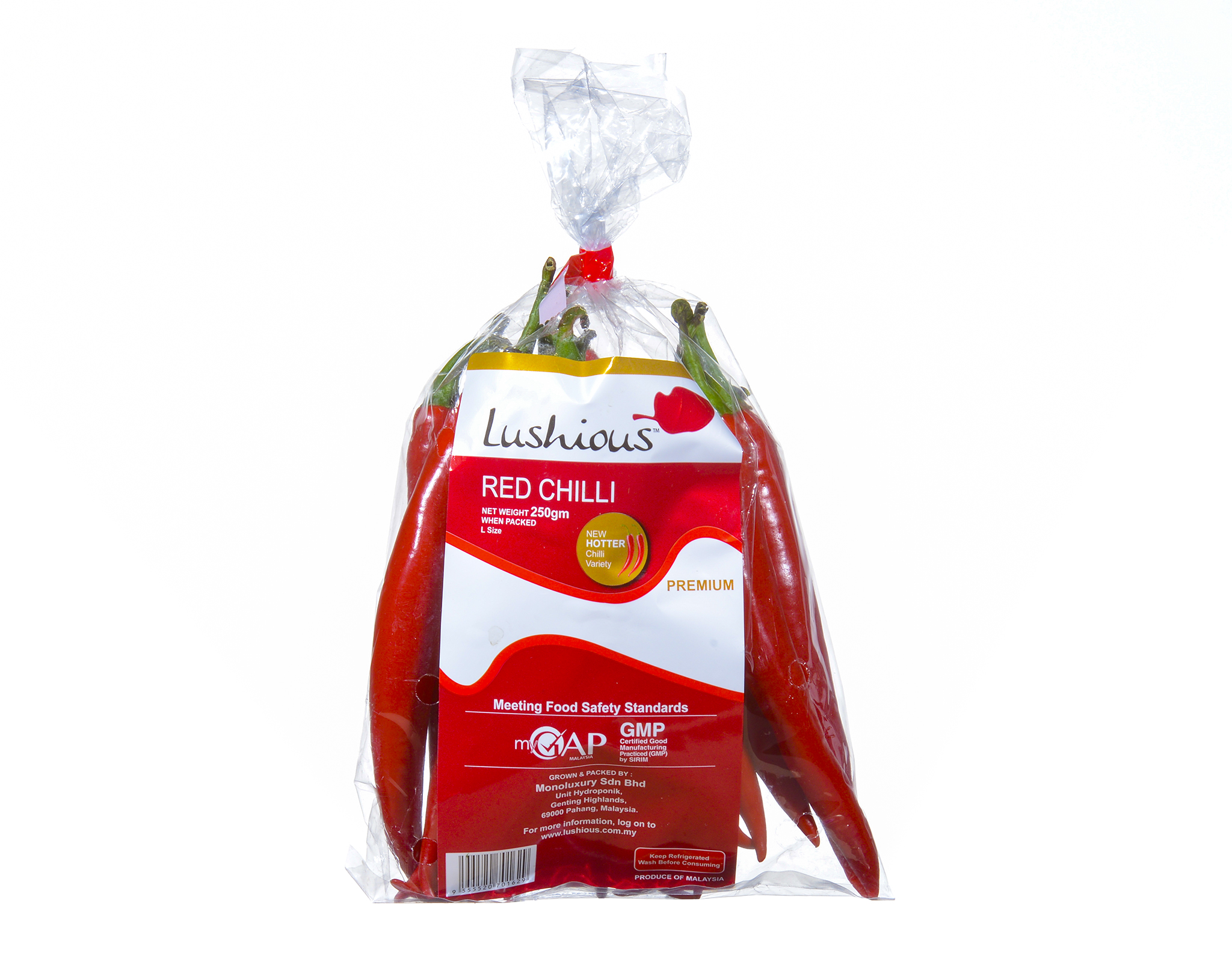 Lushious MY Red Chilli, 250 g - Premium & Fresh