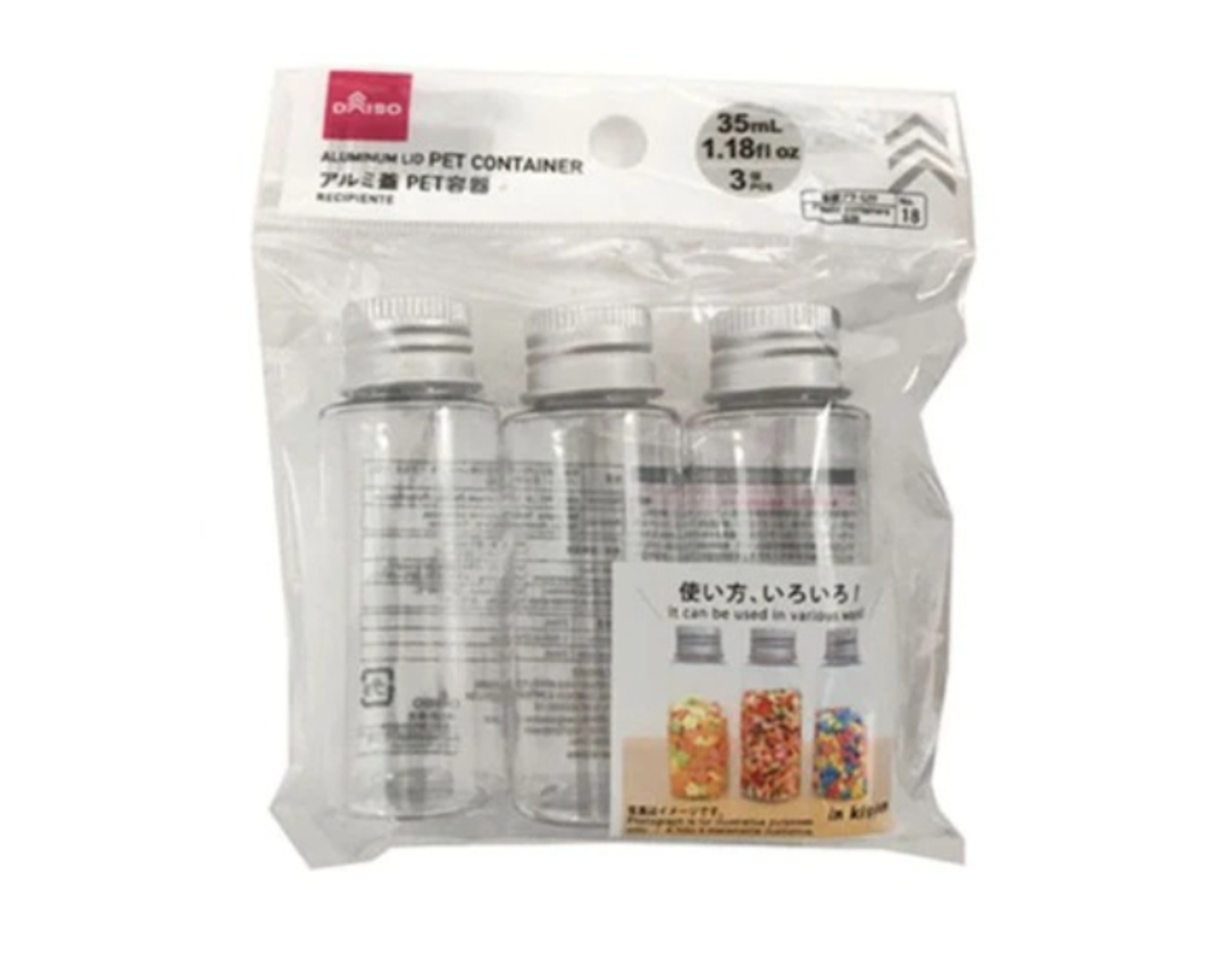 Daiso Aluminum Lid Container 3's | myaeon2go