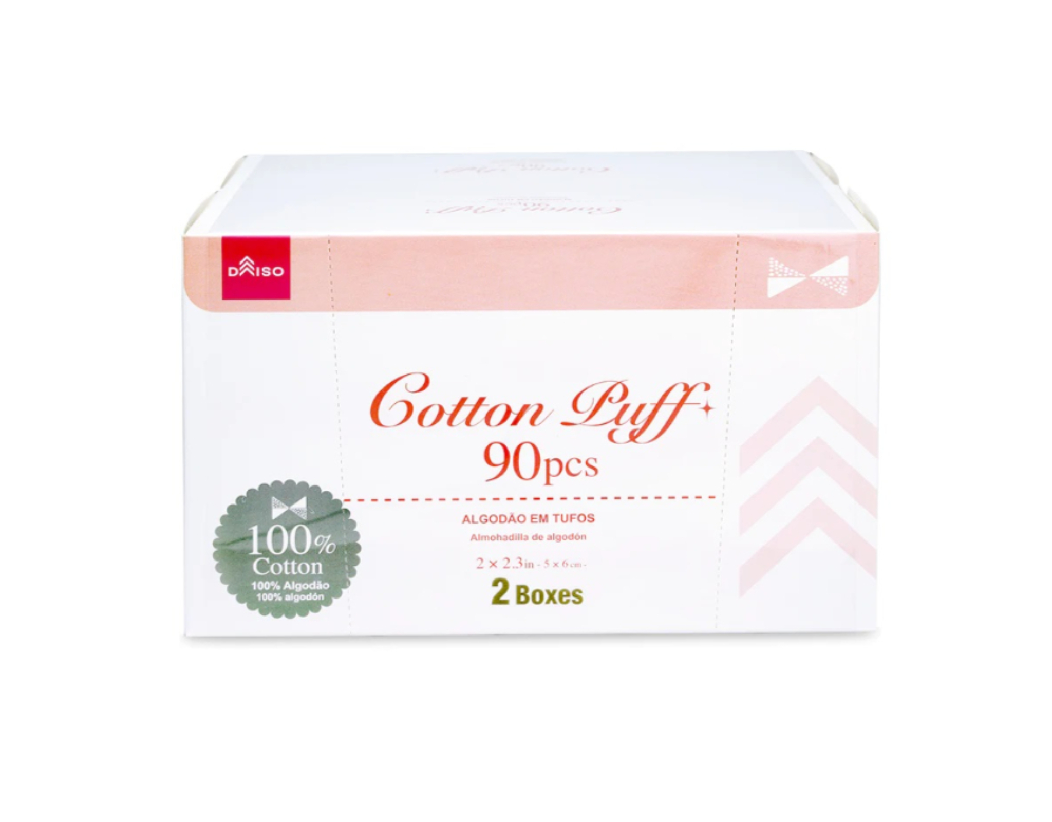 Daiso Cotton Puff 2 Boxes | myaeon2go